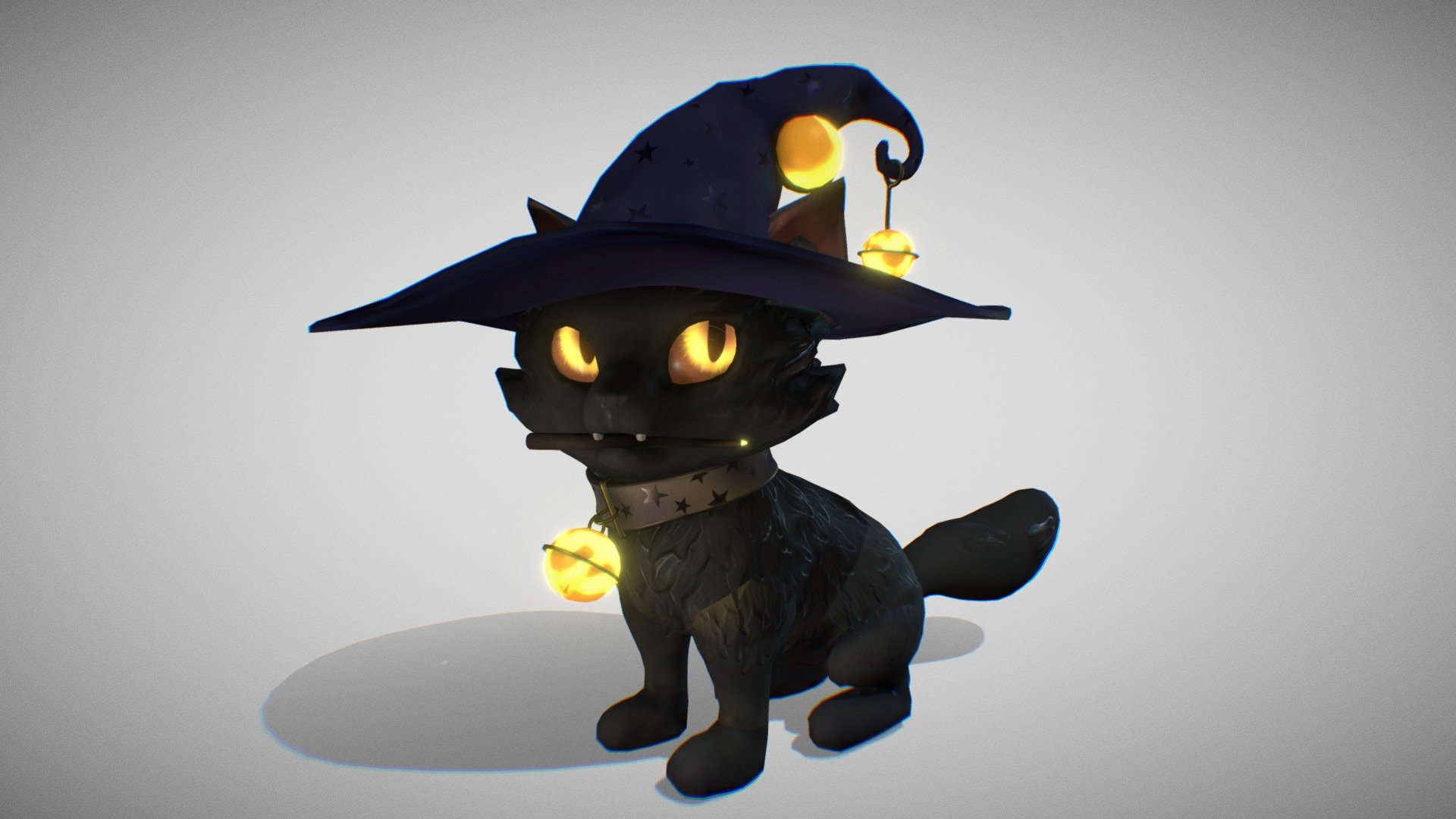 Wizard Cat - Download Free 3D model by DimitriyArts [ca32931] - Sketchfab
