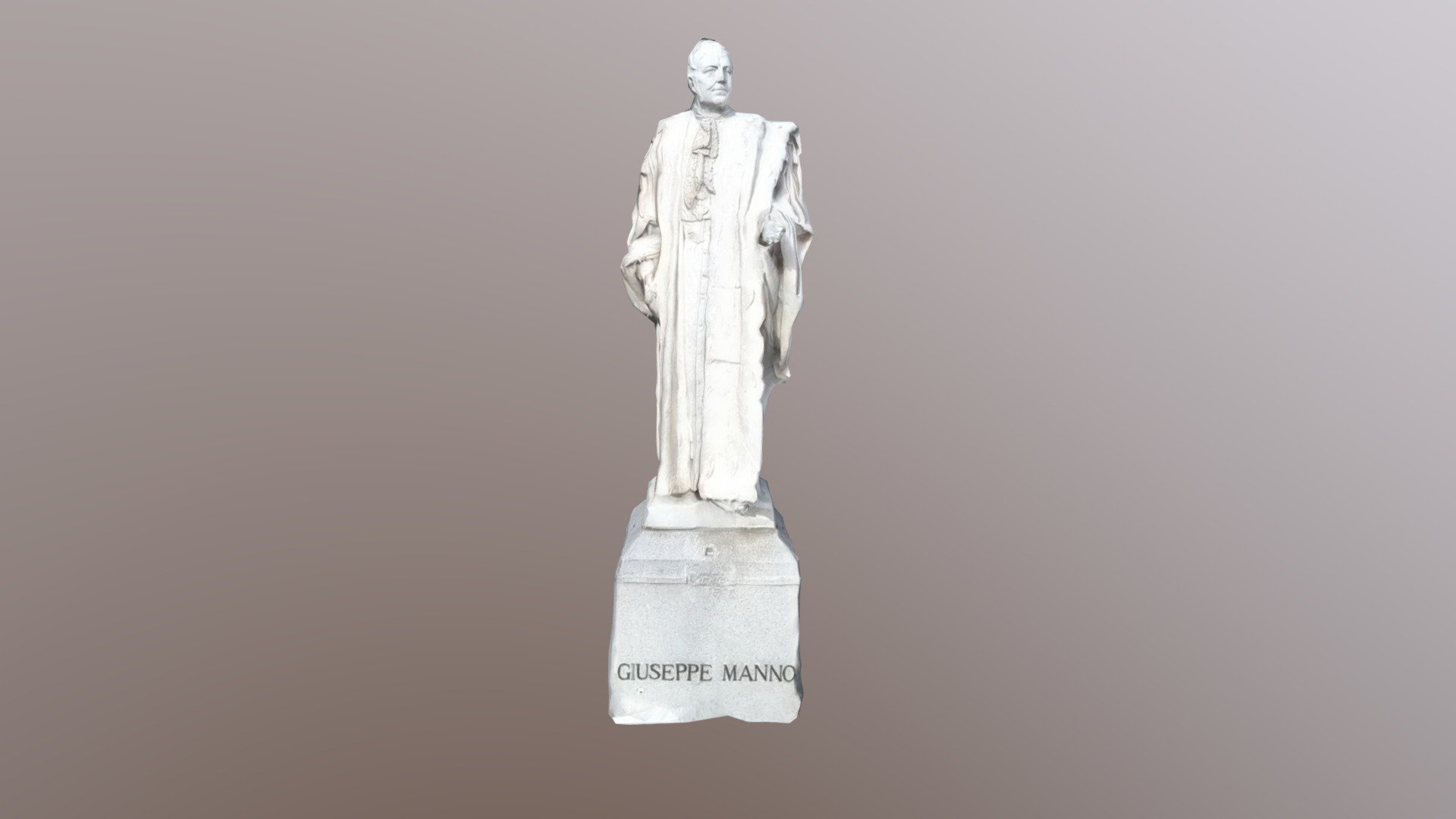 Statua Giuseppe Manno - 3D model by Stefano18_ [ca32e81] - Sketchfab