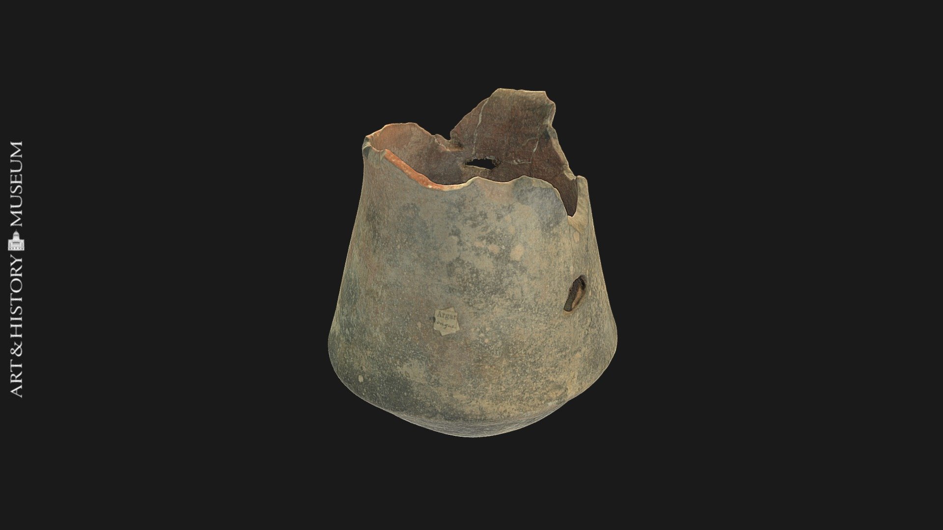 Carinated vase with flaring rim - PG.2807.120 - Download Free 3D model ...