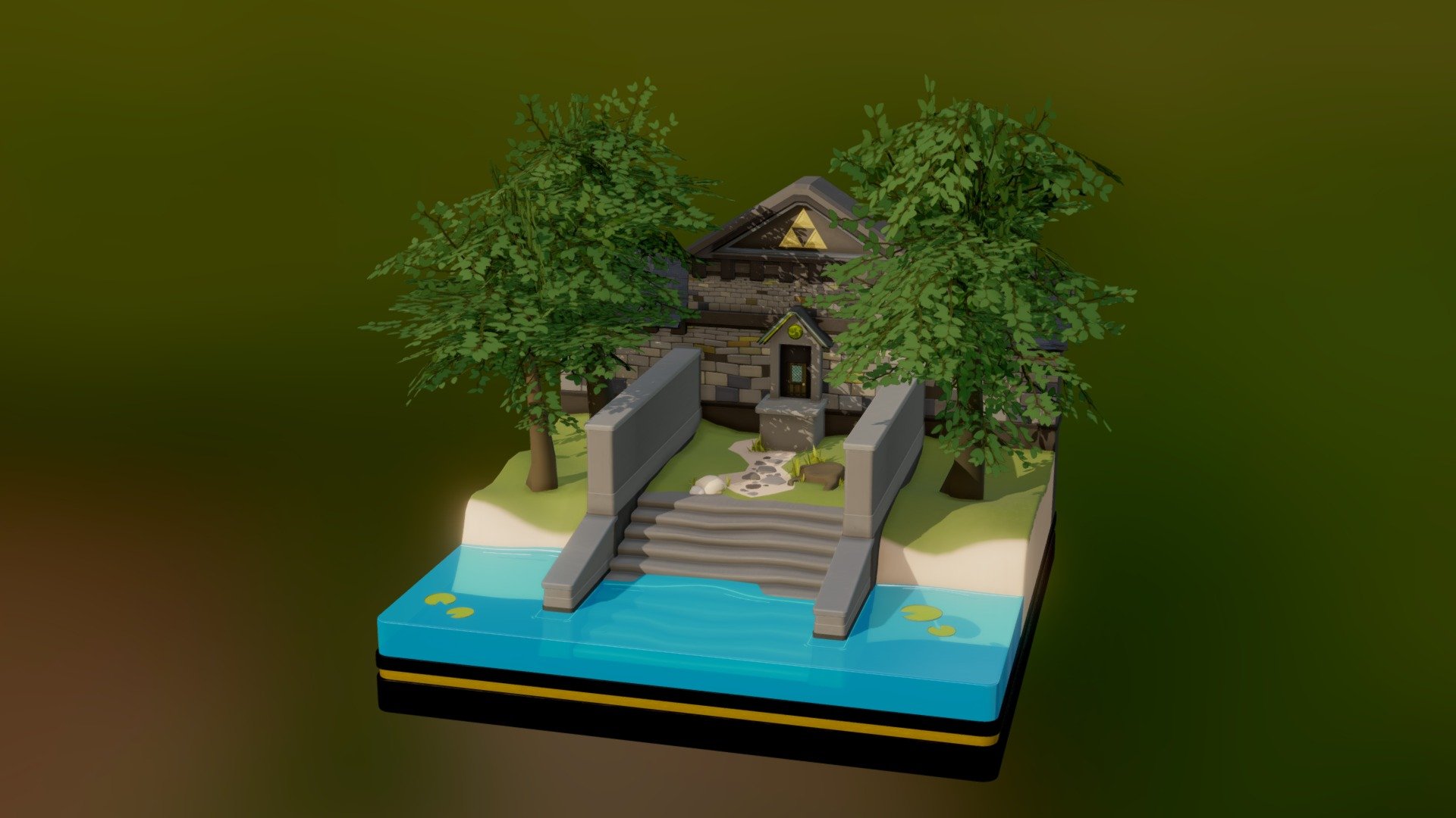 Forest Temple - Zelda35th - 3D model by JamieNooten [ca377c4] - Sketchfab