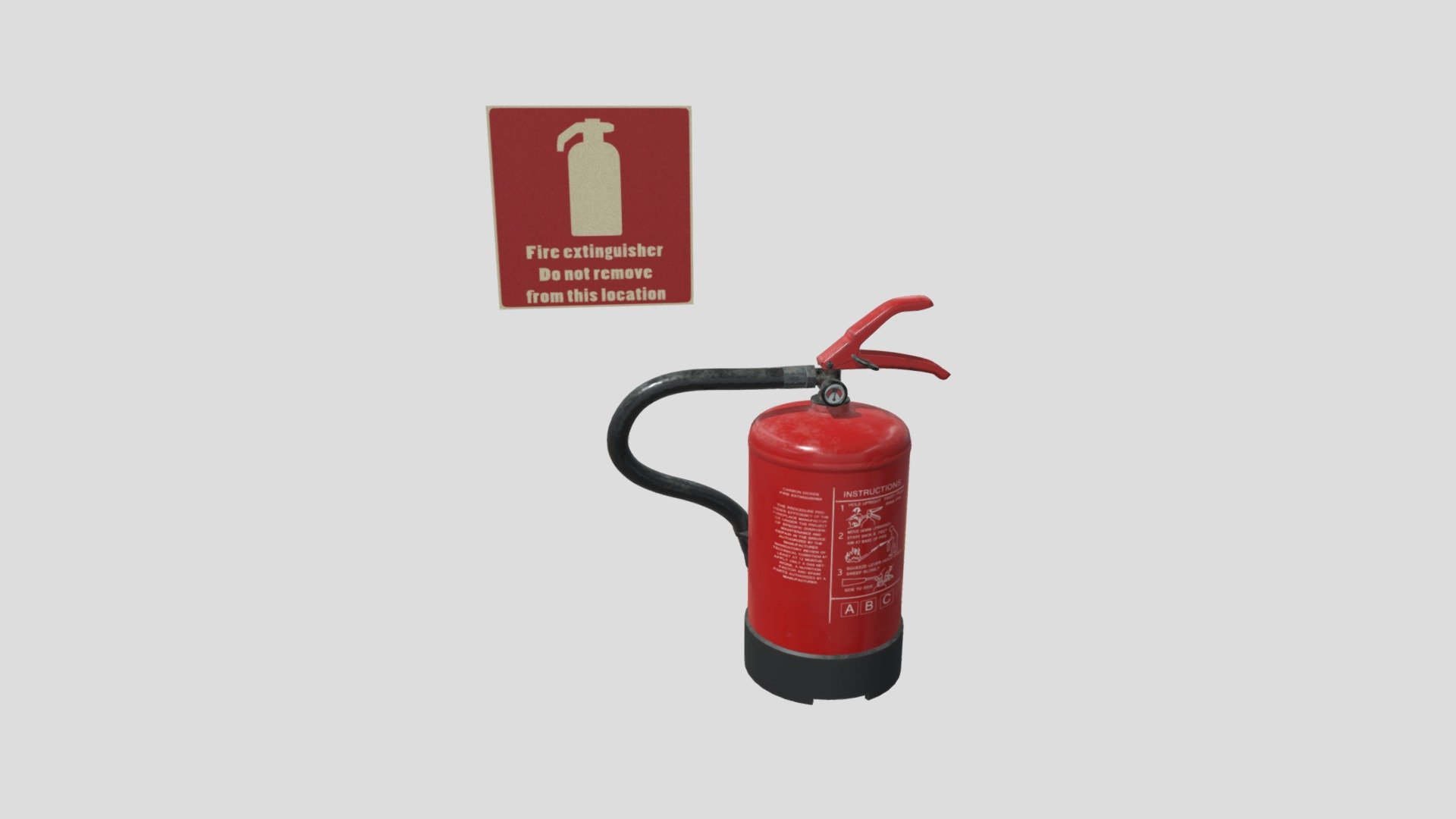 fire extinguisher 33 AM218 Archmodel - Buy Royalty Free 3D model by ...