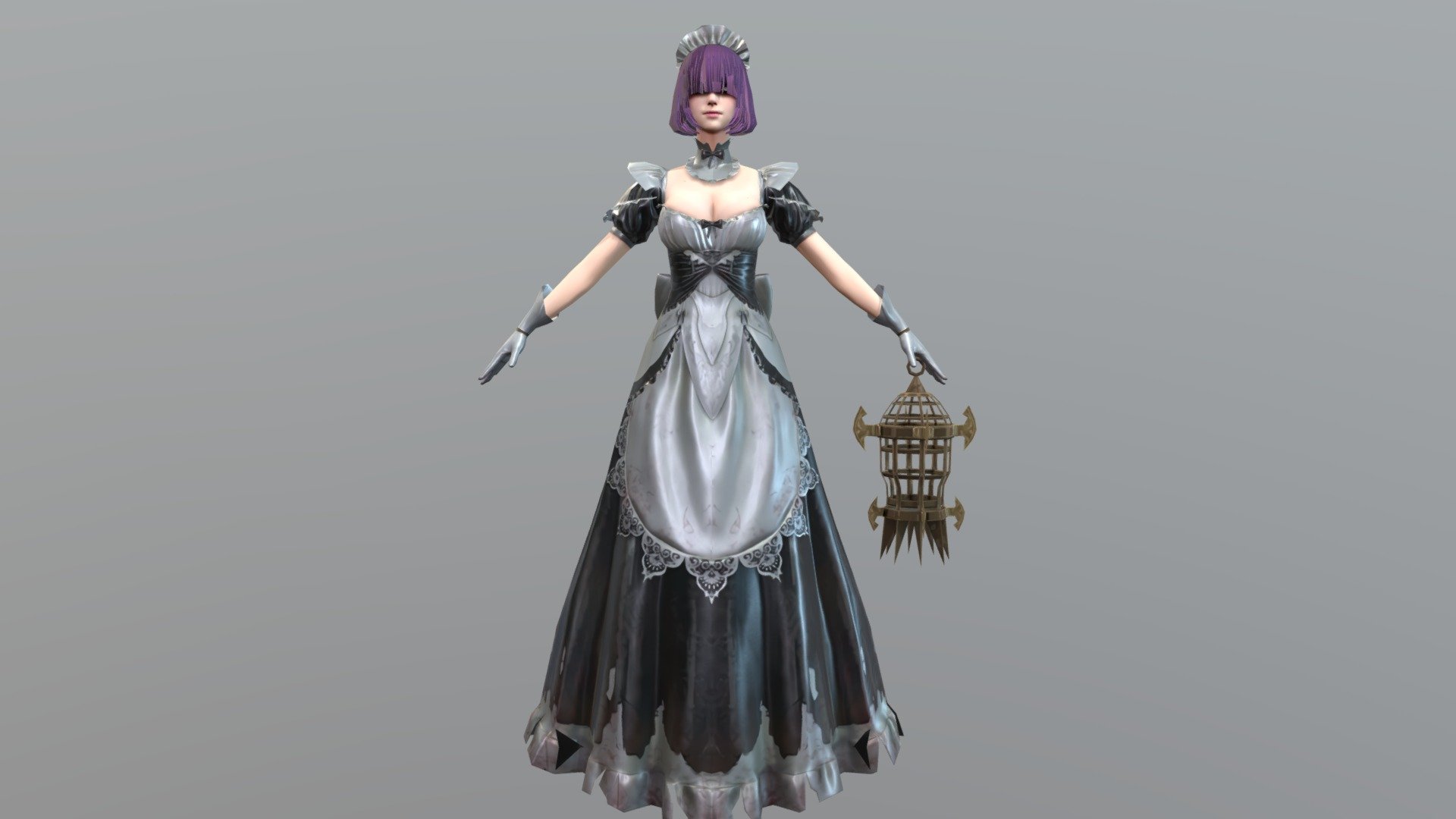 Maid - Download Free 3D model by Chenchanchong [ca3a2a2] - Sketchfab