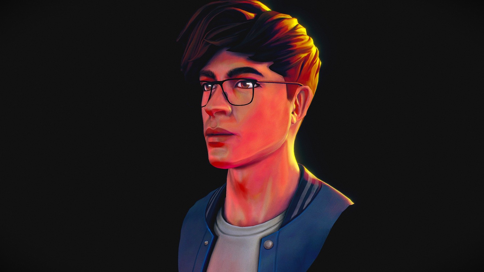 Self Portrait - 3D model by Lis (@lishard4) [ca3a8d8] - Sketchfab