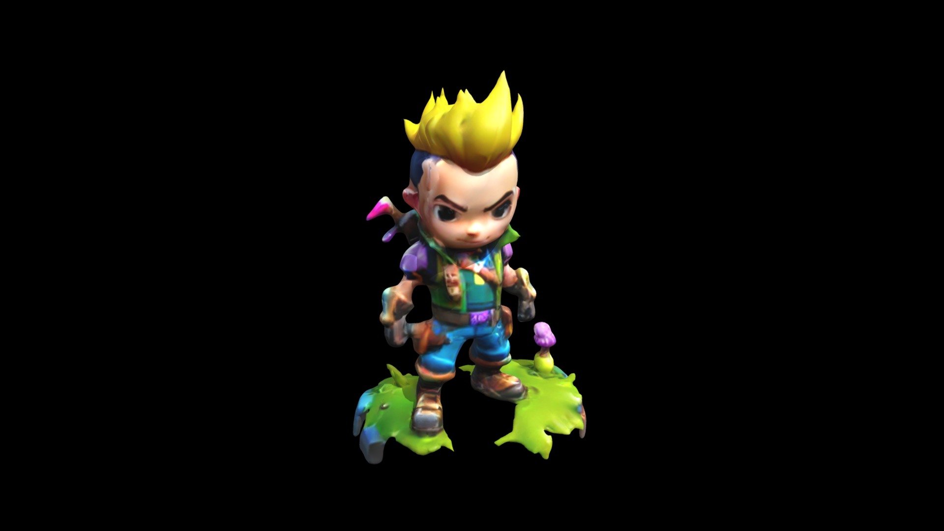 A brave and dashing character, ready to embark o - Download Free 3D ...