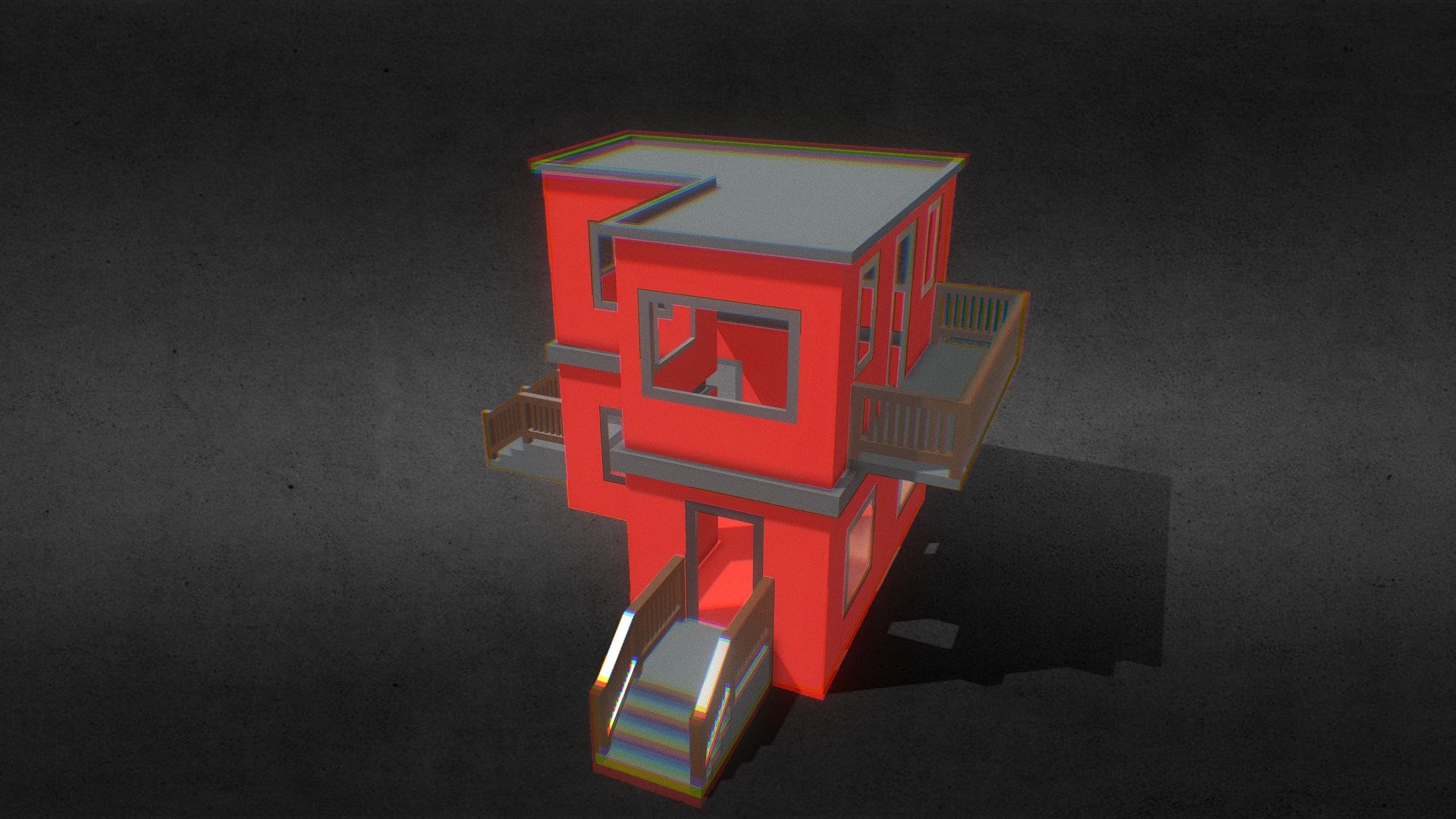 House Low_Poly/ Casa Low_Poly - Download Free 3D model by JackSpector ...