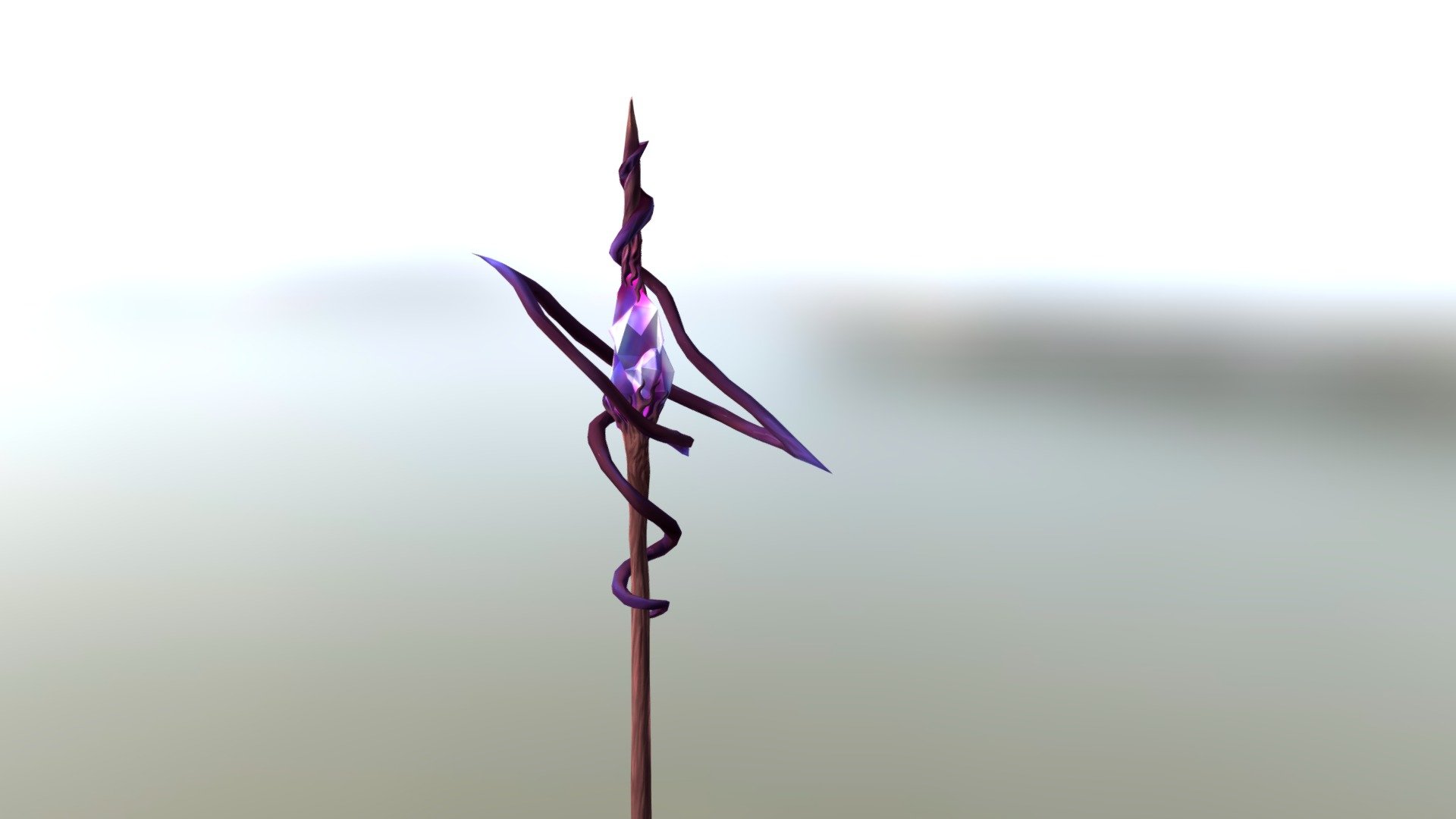 Summoner Staff - 3D model by Marina (@marina.chan) [ca3c3db] - Sketchfab