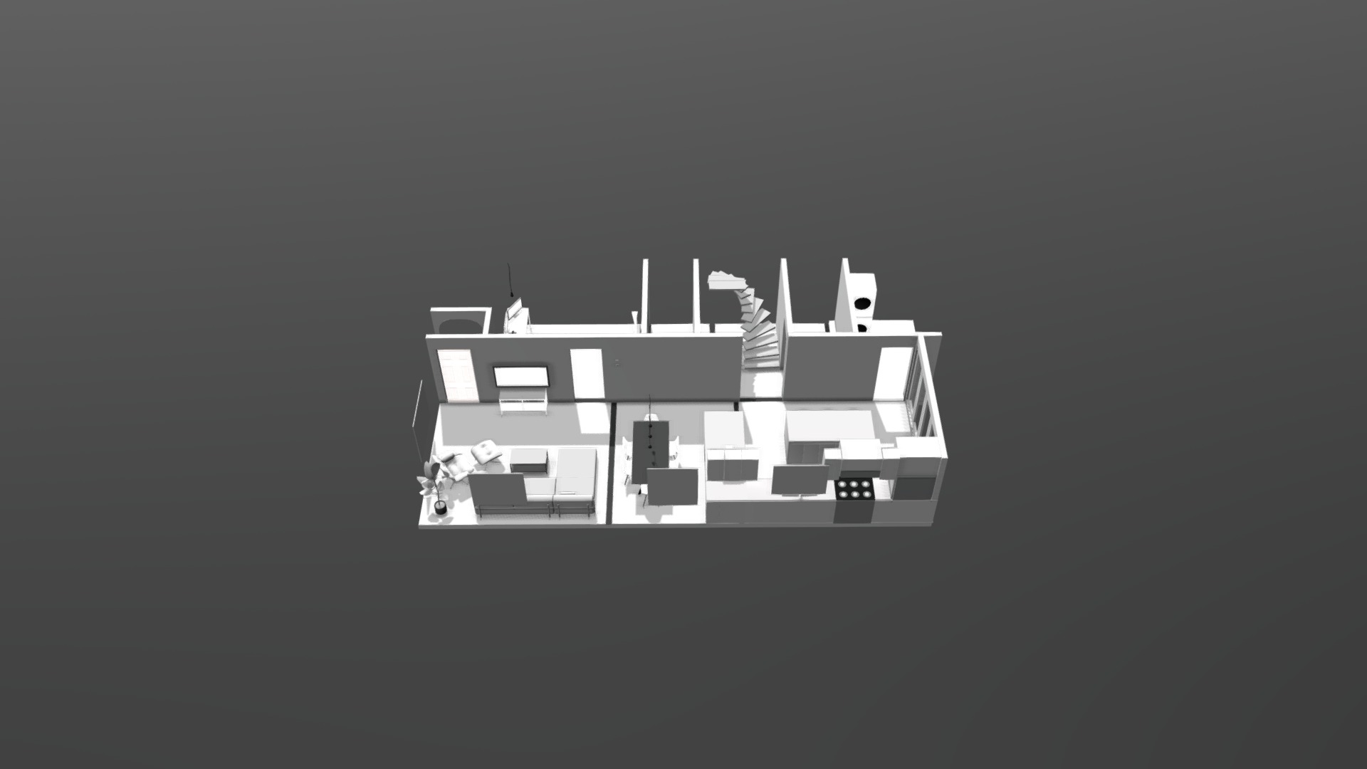 Interior Remodel - 3D model by Peter Ng (@peterng) [ca3c760] - Sketchfab