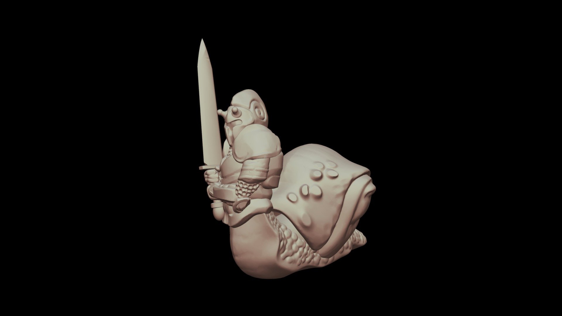 Snail Knight - 3D model by dutchmogul [ca3c7fa] - Sketchfab