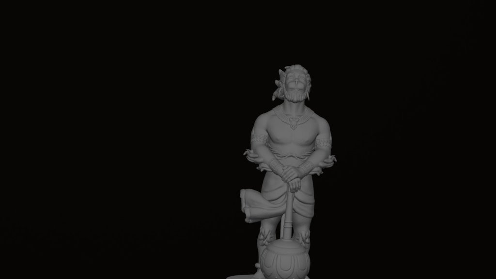 Hanuman Full 3D Model 5k Zip - 3D model by Vicky.Kapure [ca3caea ...
