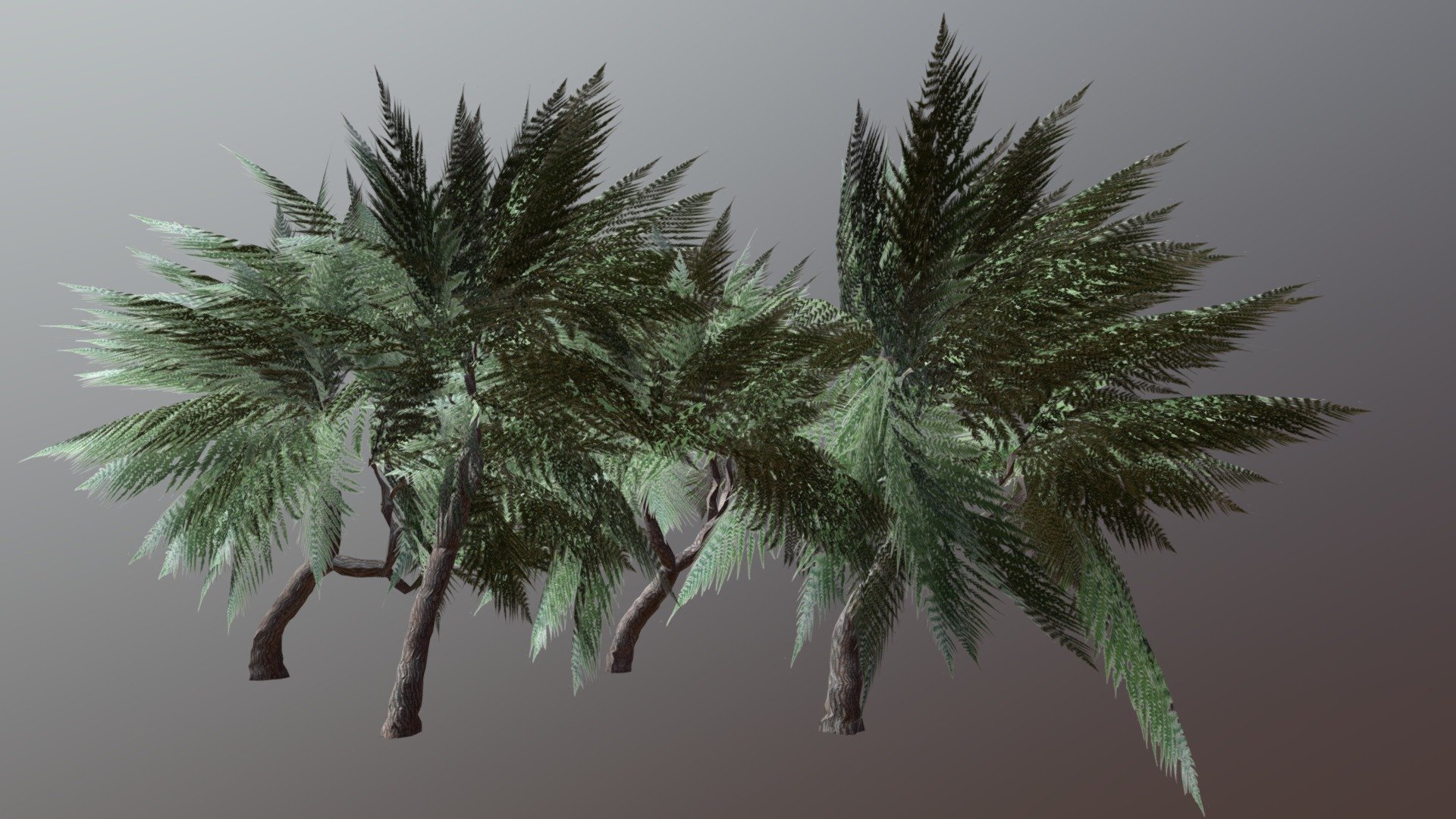 Fantasy Palm Trees (low-Poly) - Download Free 3D model by Sereib ...