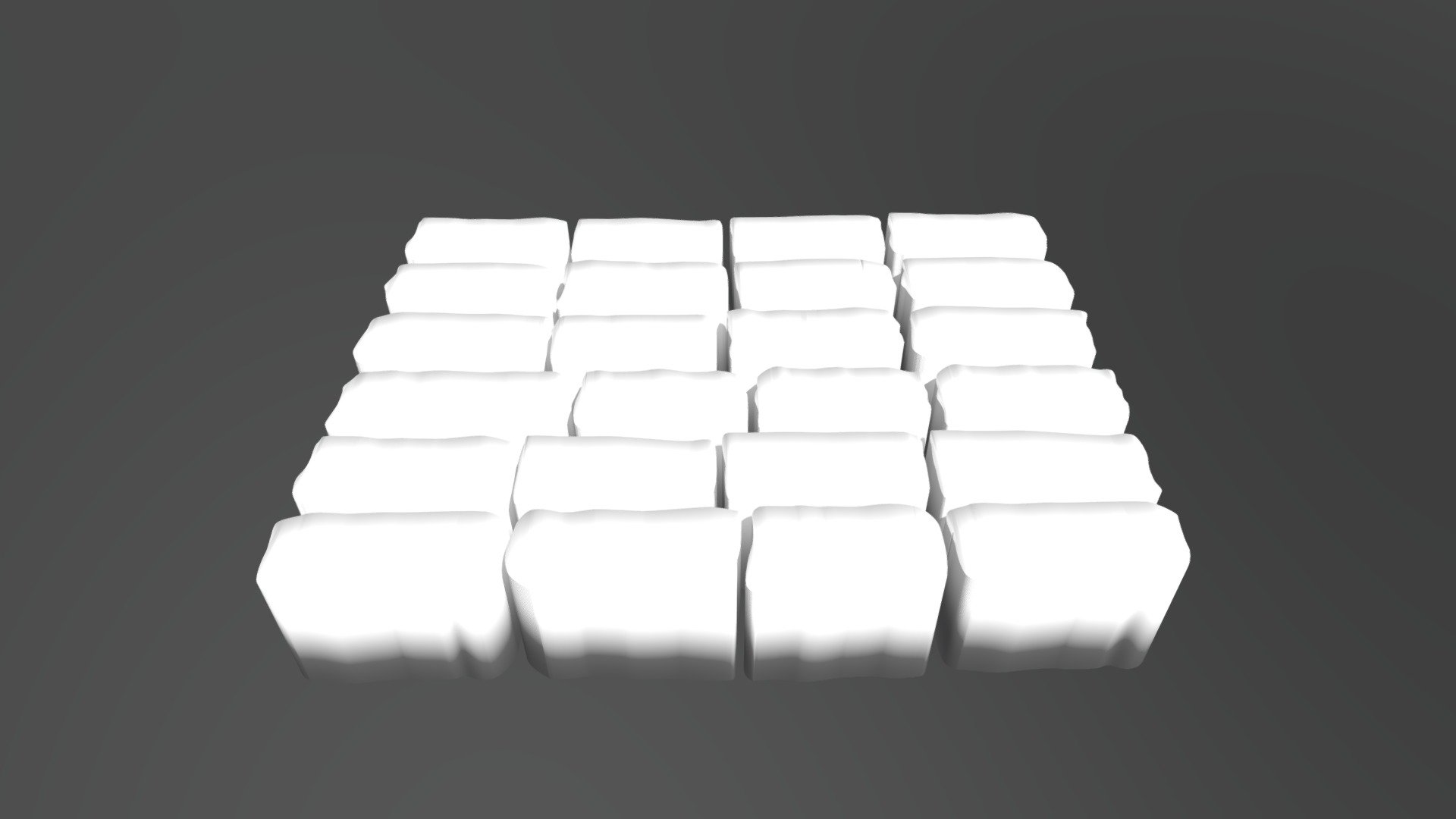 Cobblestone Grid Pattern Narrow Side Up - Download Free 3D model by ...