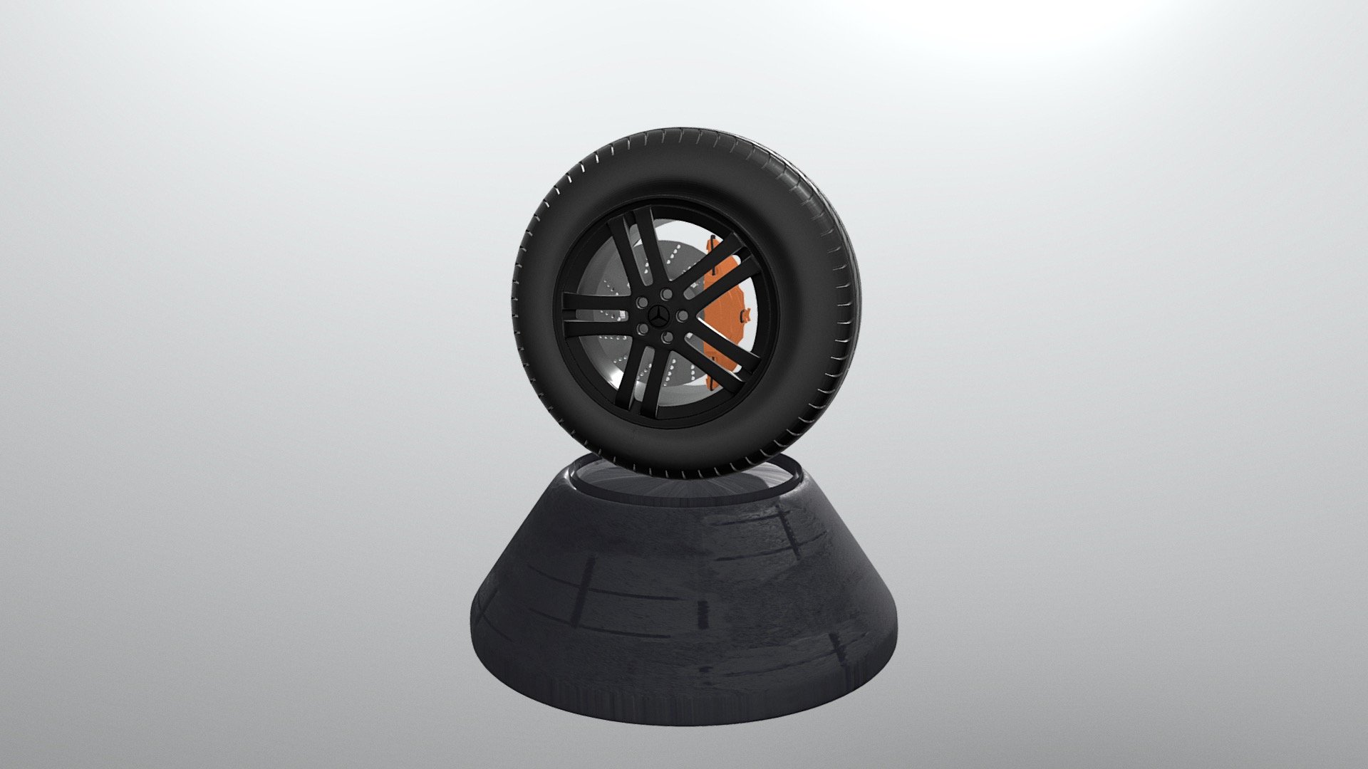 Mercedes-Benz AMG wheel - Download Free 3D model by arnixx [ca3f14d ...