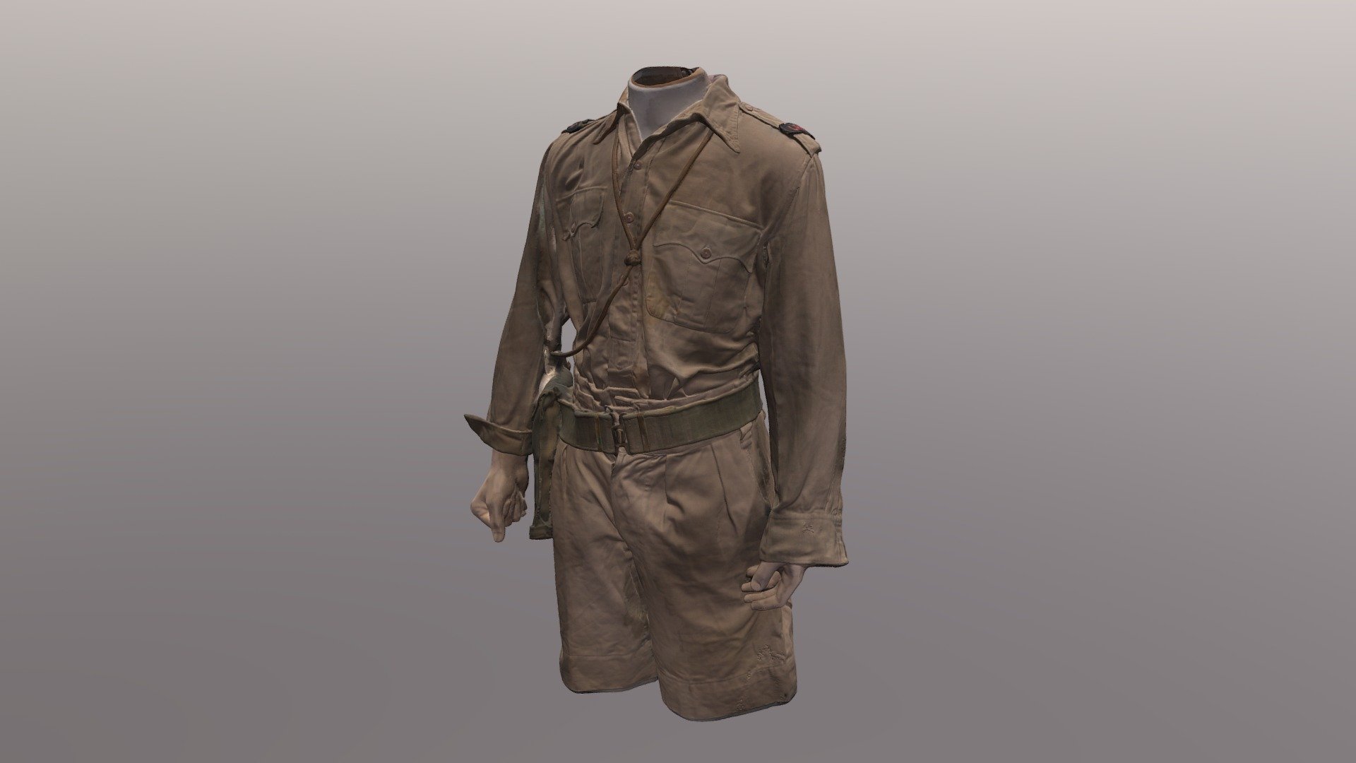 Long Range Desert Group (LRDG) Uniform - 3D model by Combined Military ...
