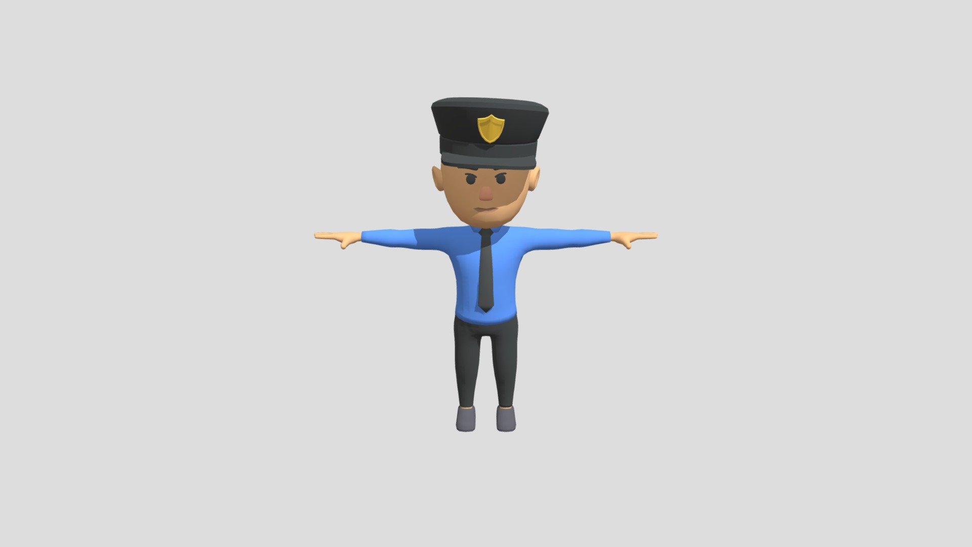 Police - Download Free 3D model by Cyucl (@yucelcagan0) [ca3f525 ...