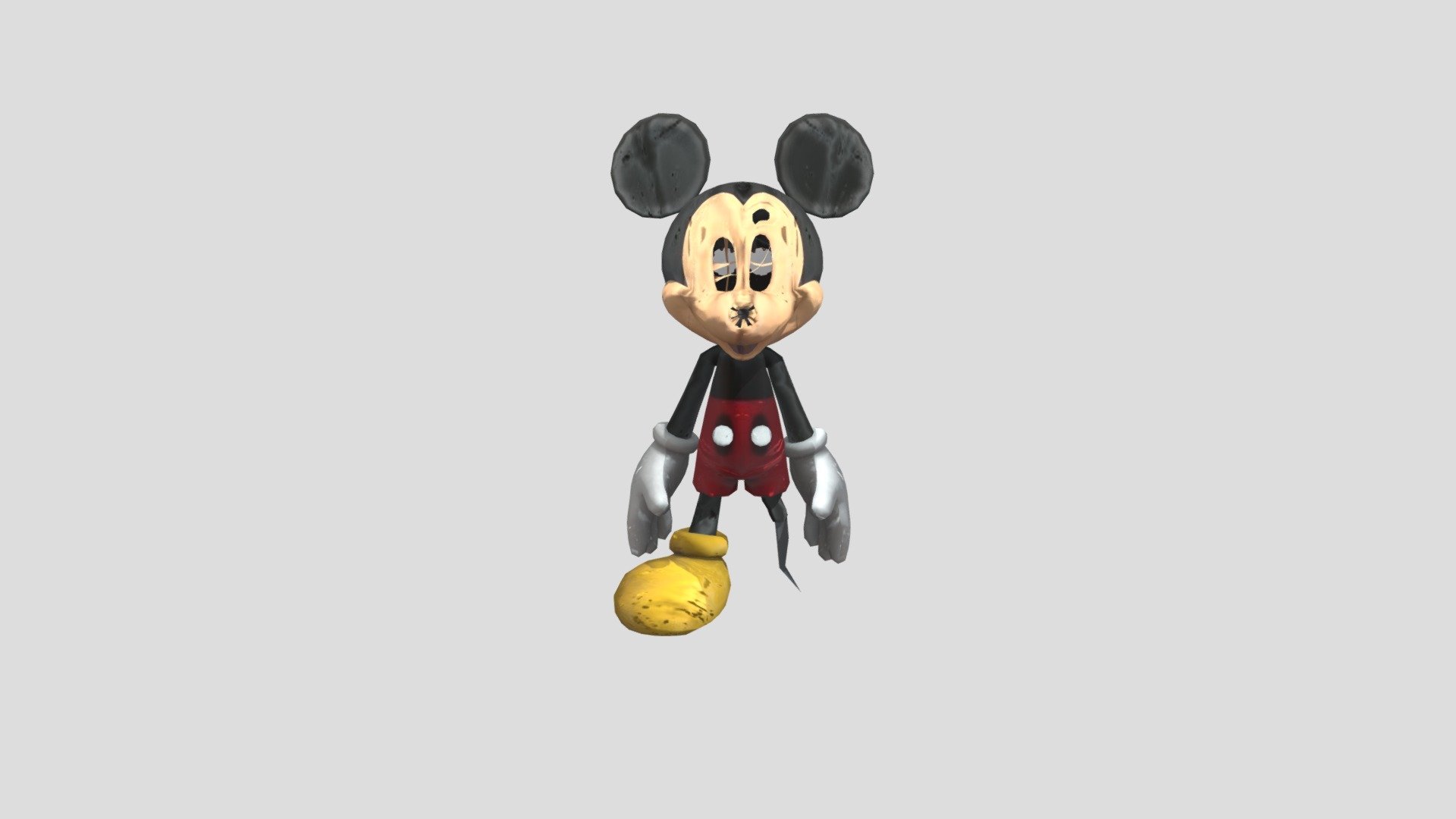 Mickey - Download Free 3D model by NachiG [ca400a5] - Sketchfab