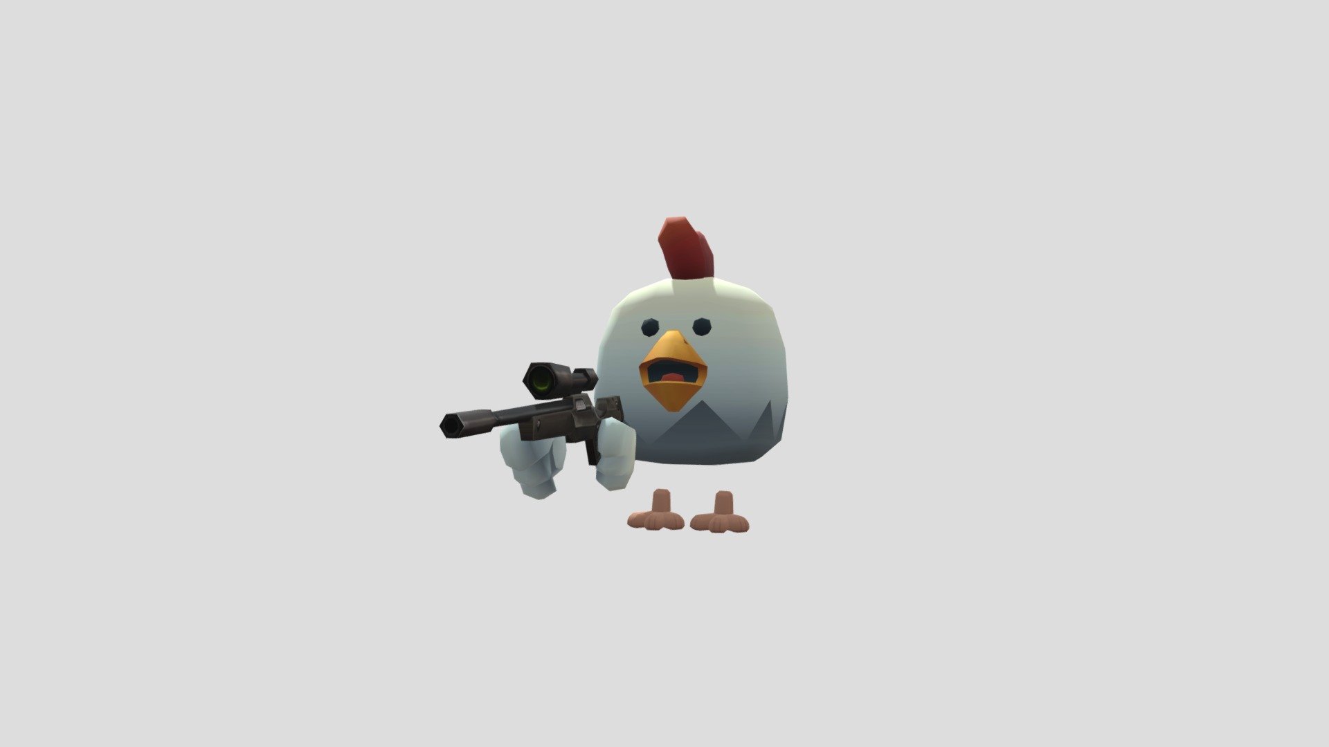 Chicken gun SSG3000 - 3D model by lolfloooo (@Chicken_gun302) [ca4020a ...
