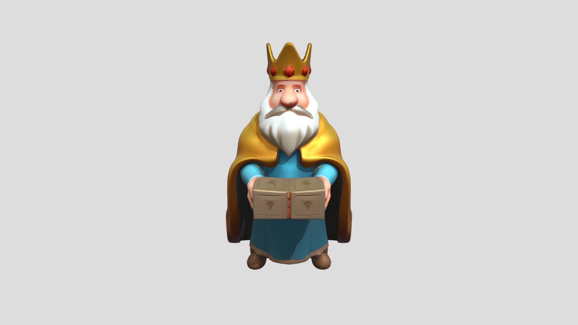 Animated king wise man 1/3 - Download Free 3D model by abhi_soni14 ...