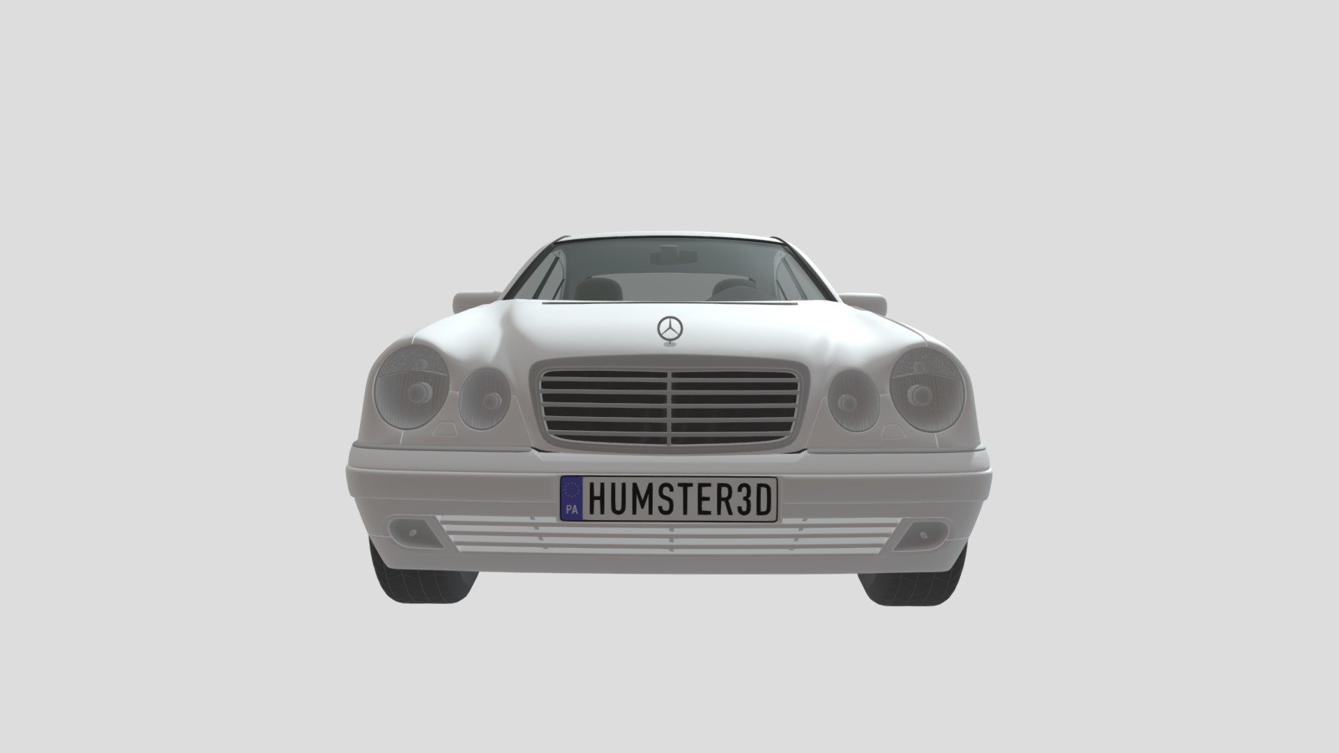 Mercedes- Benz E-class W210 sedan - Download Free 3D model by Nieve5677 ...