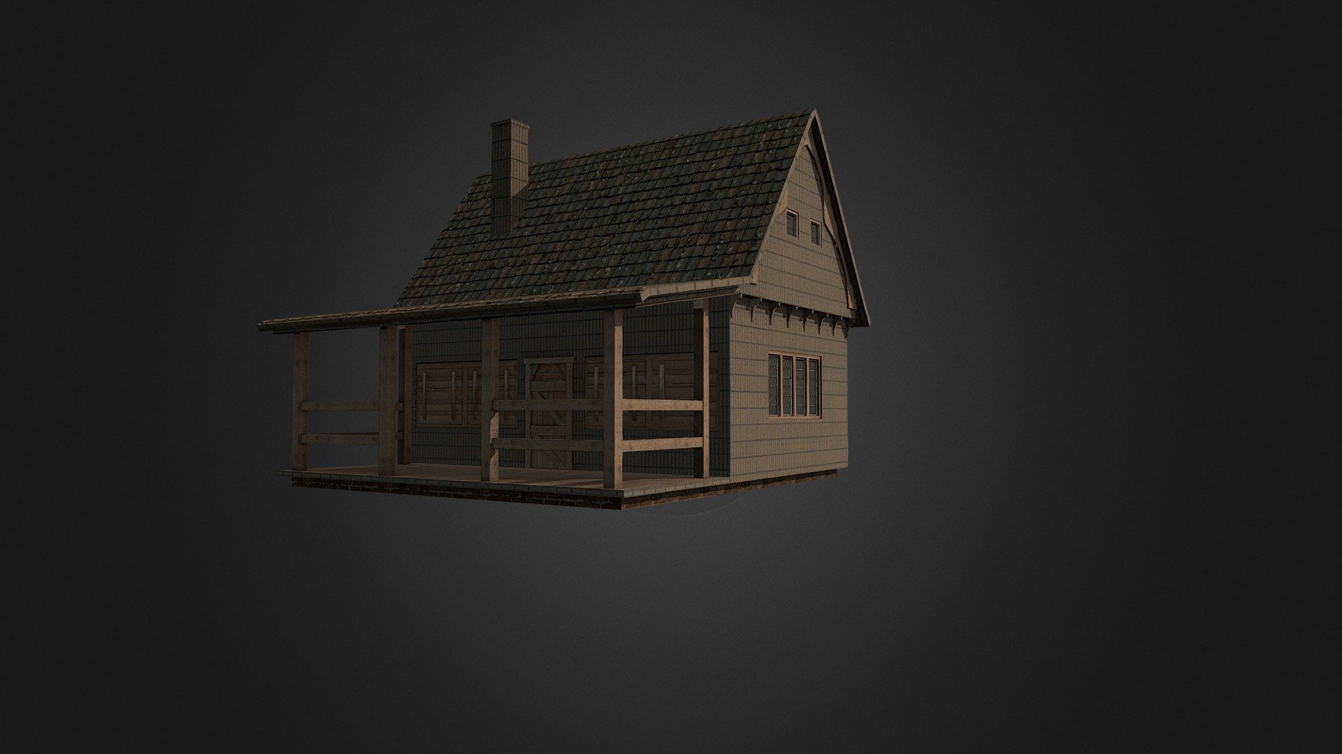 01 Medieval House Low Poly - Download Free 3D model by Ancha Game ...