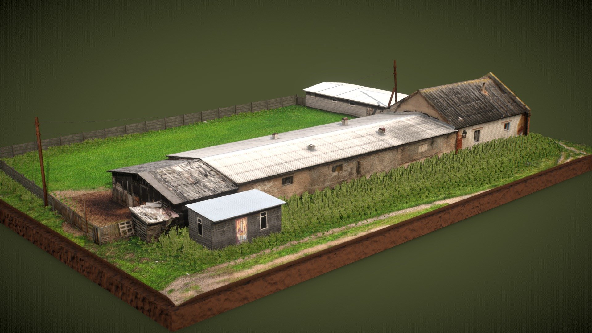 Abandoned farm - 3D model by FPSunreal [ca443fd] - Sketchfab