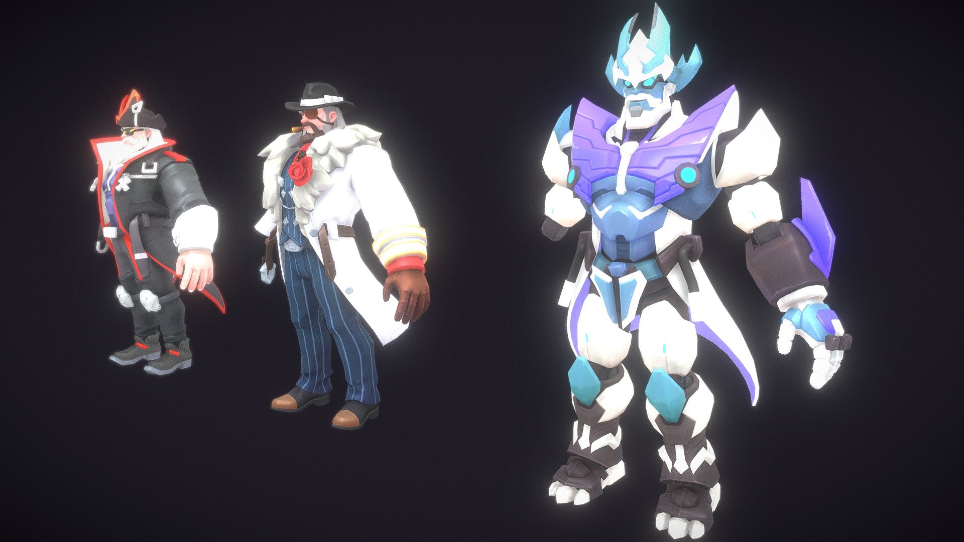 Game boss Rig Characters - Buy Royalty Free 3D model by Luna Studio ...