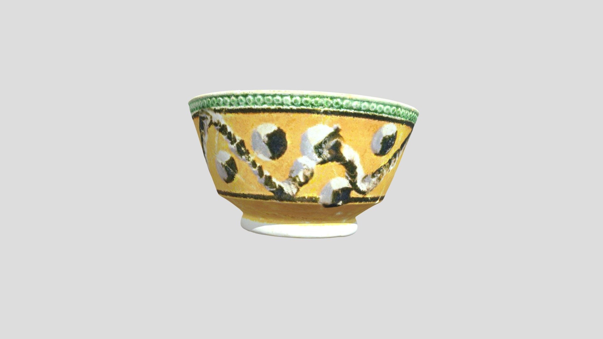 Pearlware Bowl (VCU_3D_5495) - Download Free 3D model by Virtual ...