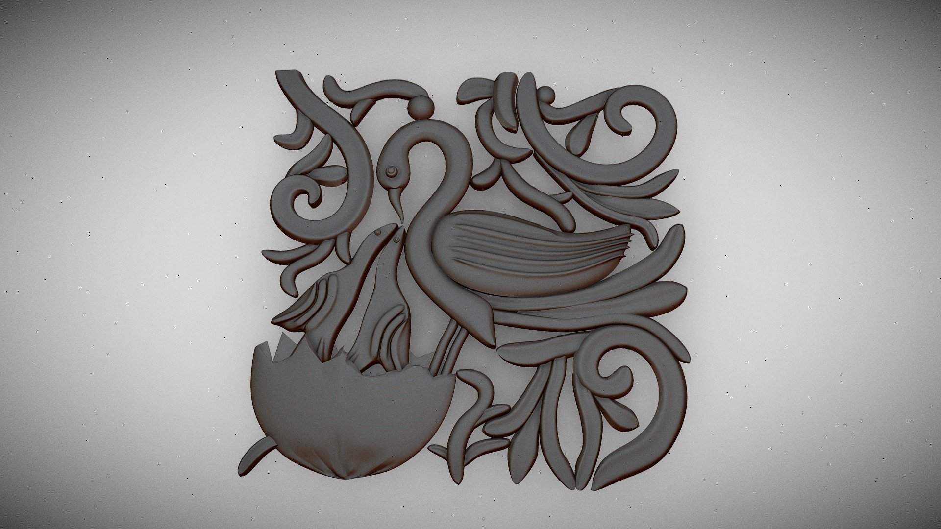 The Swan - 3D model by Harhuus [ca47201] - Sketchfab