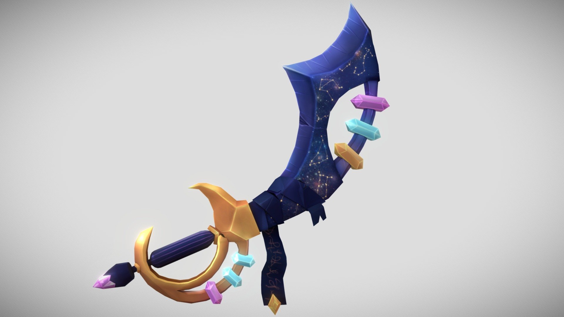 World of Warcraft inspired weapon - 3D model by Feliks Milczarek ...
