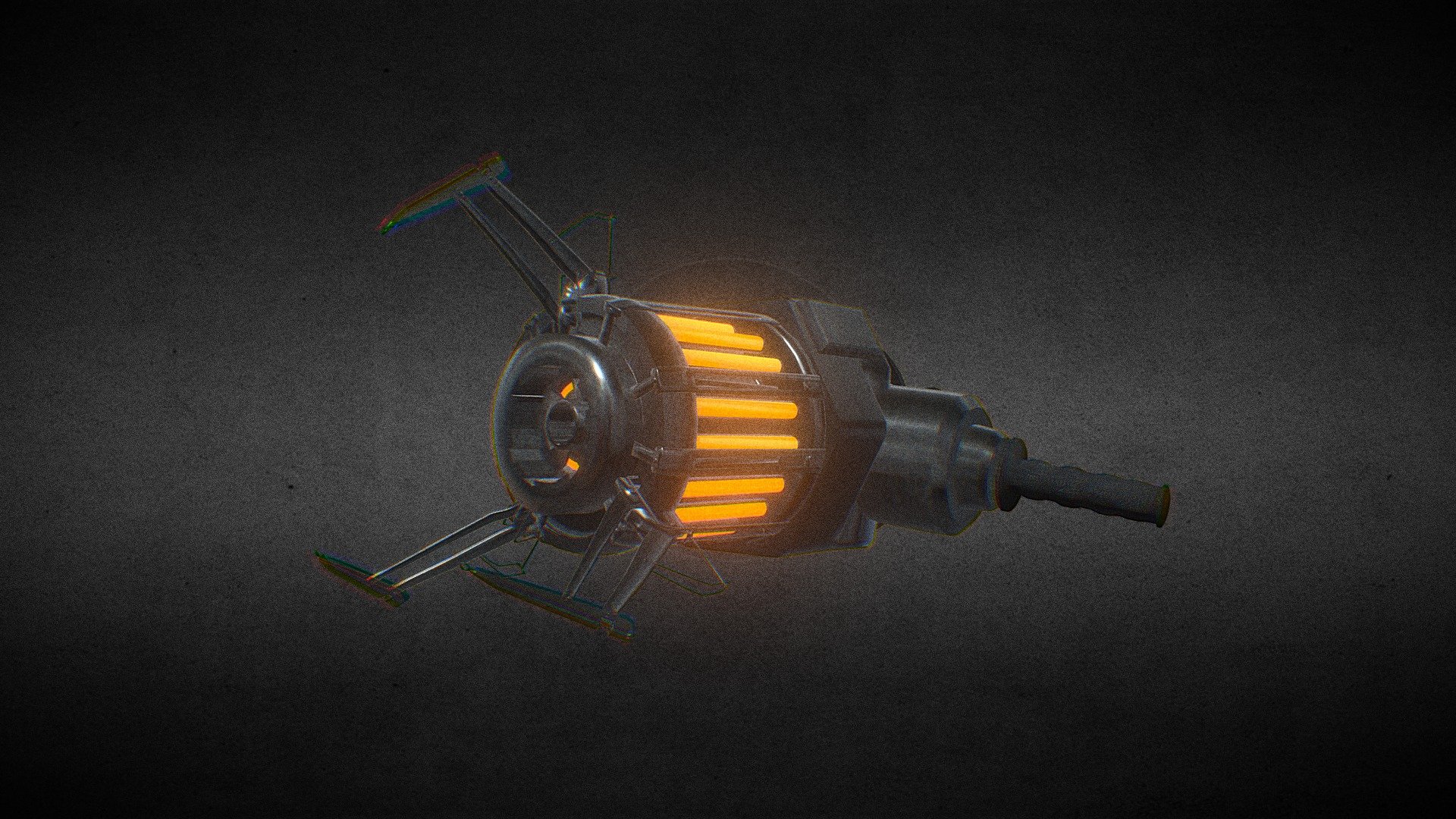 Gravity Gun Rigged - Download Free 3D model by Elite Large Cameraman ...