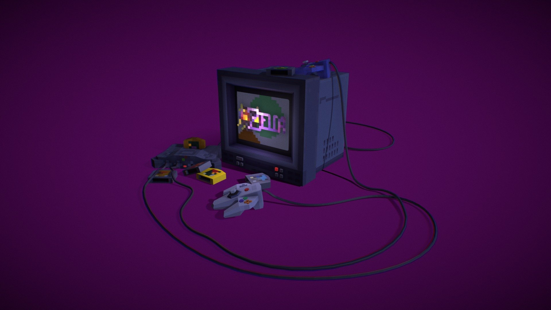 "Good ol' Days 64" - N64 - Zelda: Majora's Mask - 3D model by FoG Ryû ...