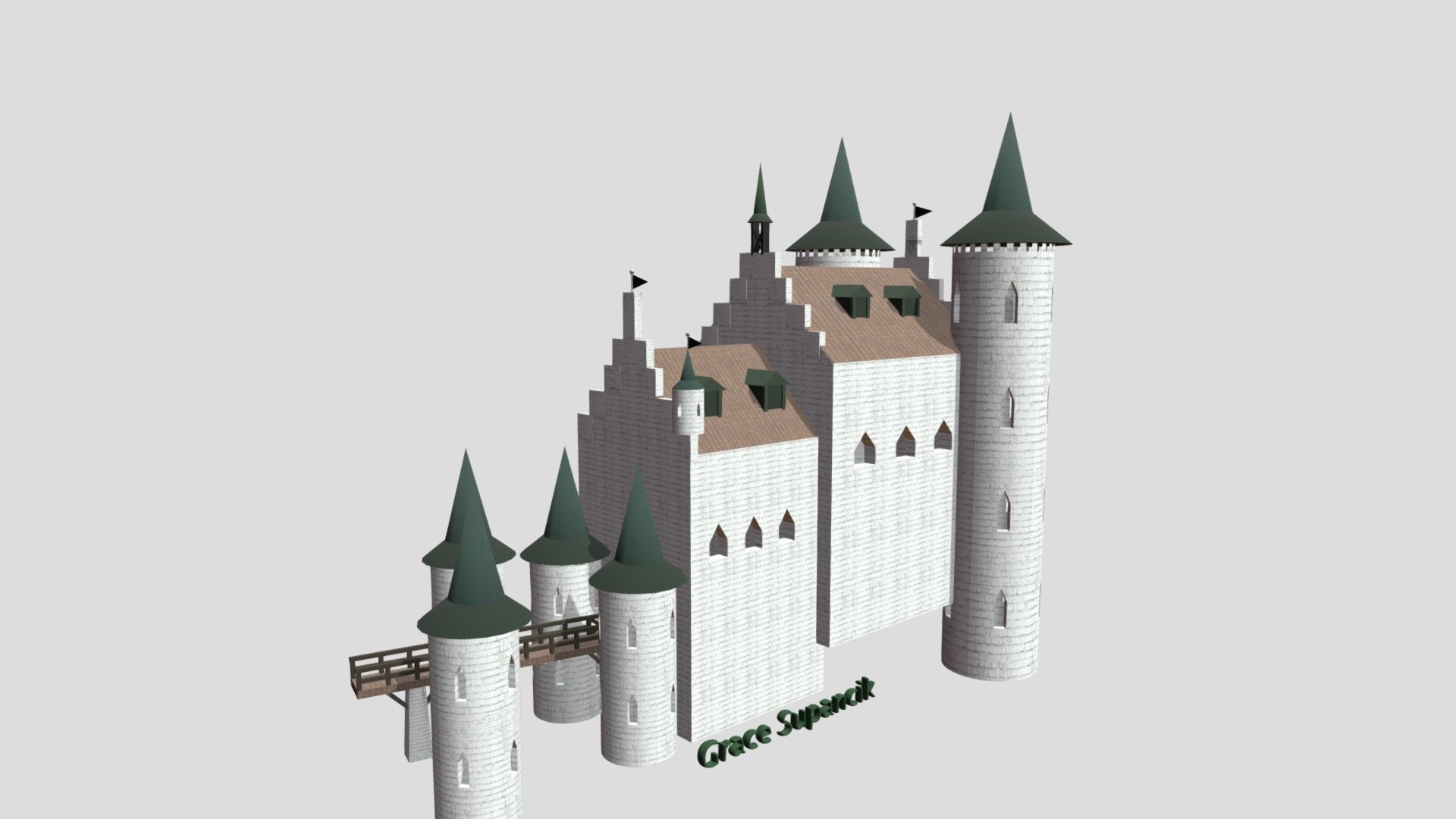 Castle - Download Free 3D model by gsupancik [ca4dcb2] - Sketchfab