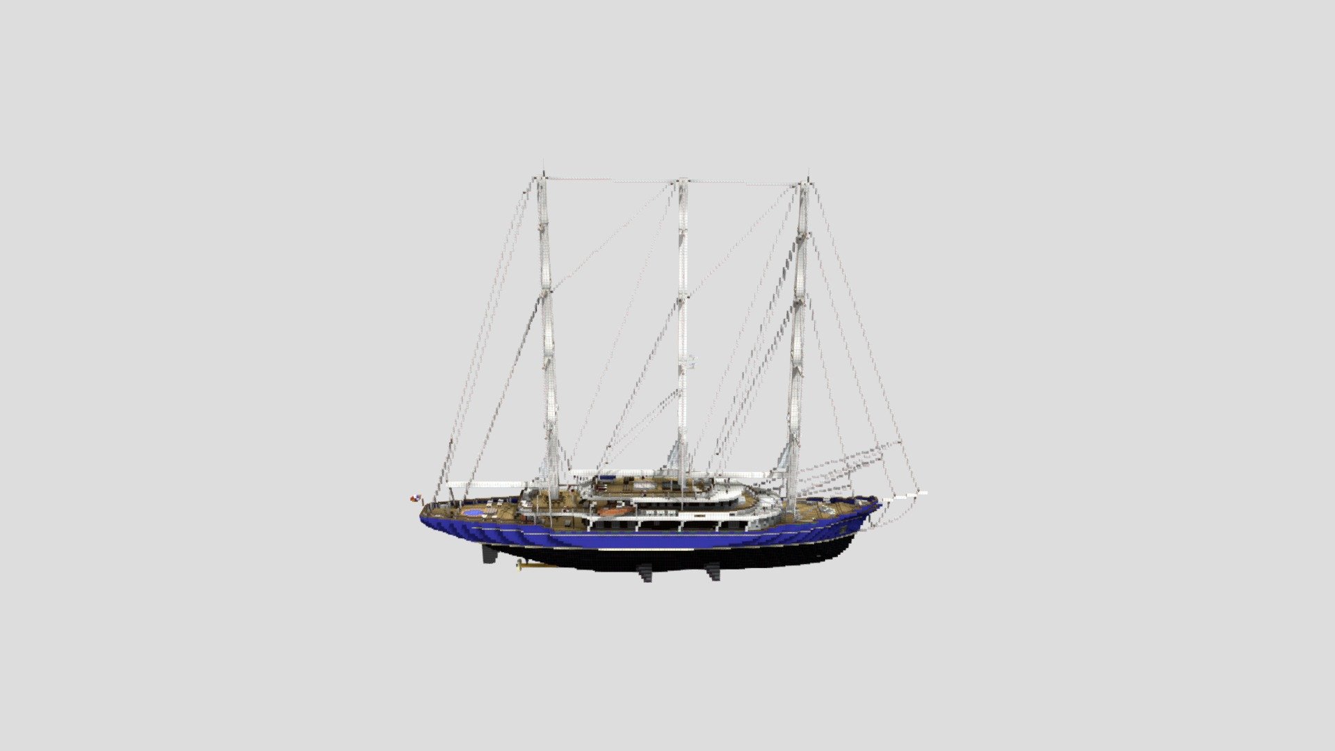 Minecraft | Yacht Eos - 2:1 Scale - 3D model by Refreshinq [ca4e16a ...