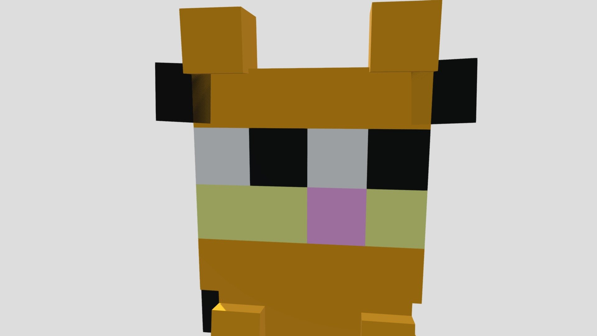 a garfield i made - 3D model by I am the weege (@OHGODN0) [ca523b3 ...