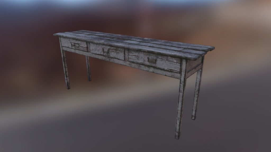 Long rotting table - 3D model by Jamie Callow (@SirJammy) [ca53c0c ...