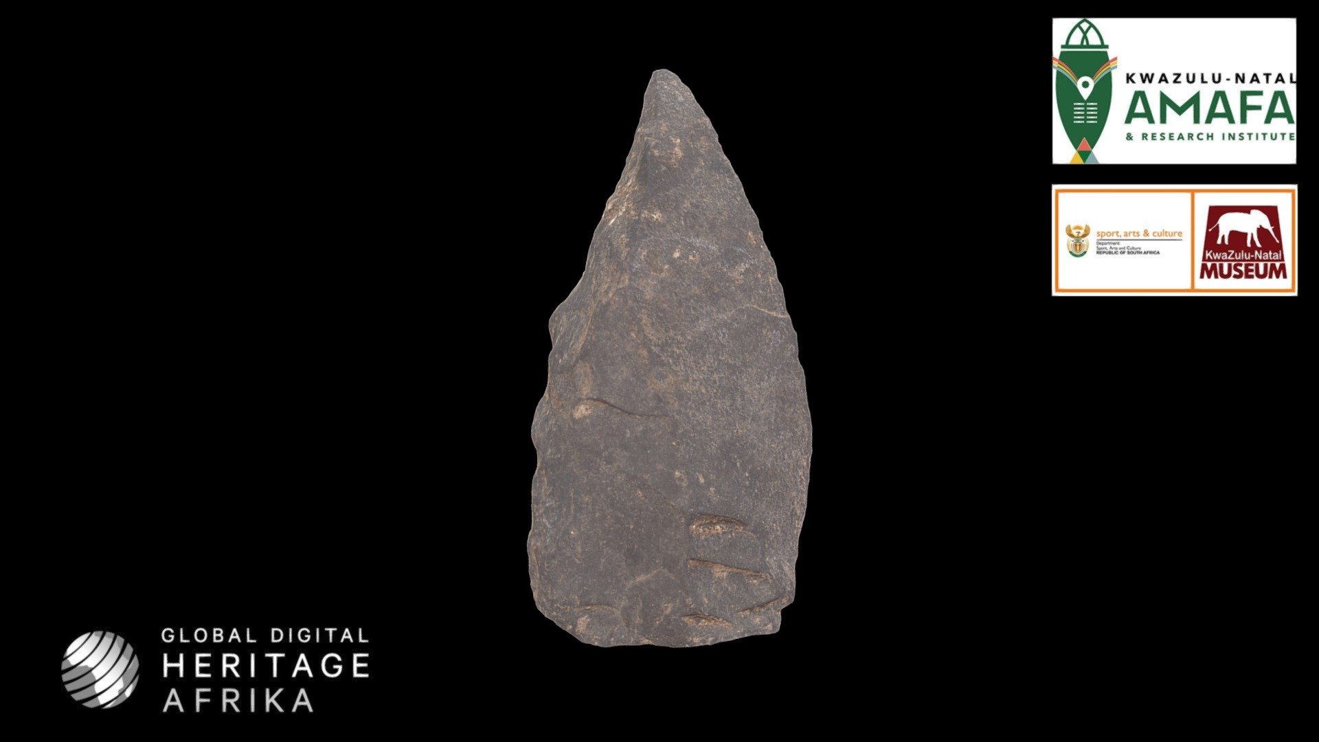Dolerite stone tool - KZN Museum, South Africa - Download Free 3D model ...