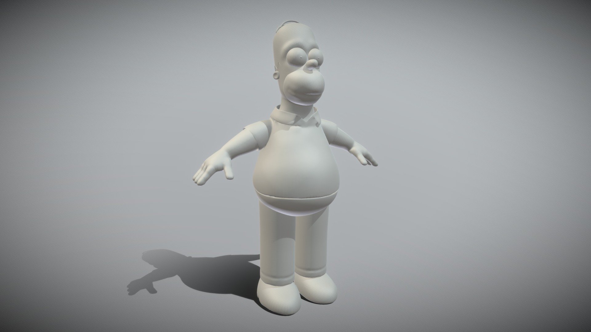 HOMER SIMPSON - Buy Royalty Free 3D model by Ainaritxu14 [ca5538e ...