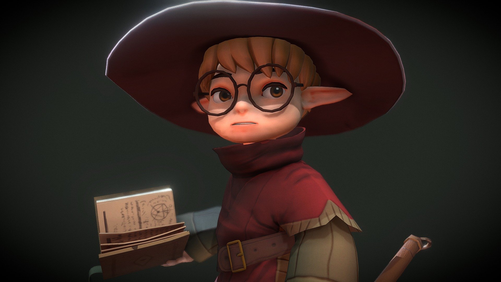 Elf Wizard - Download Free 3D model by Muru [ca5564a] - Sketchfab