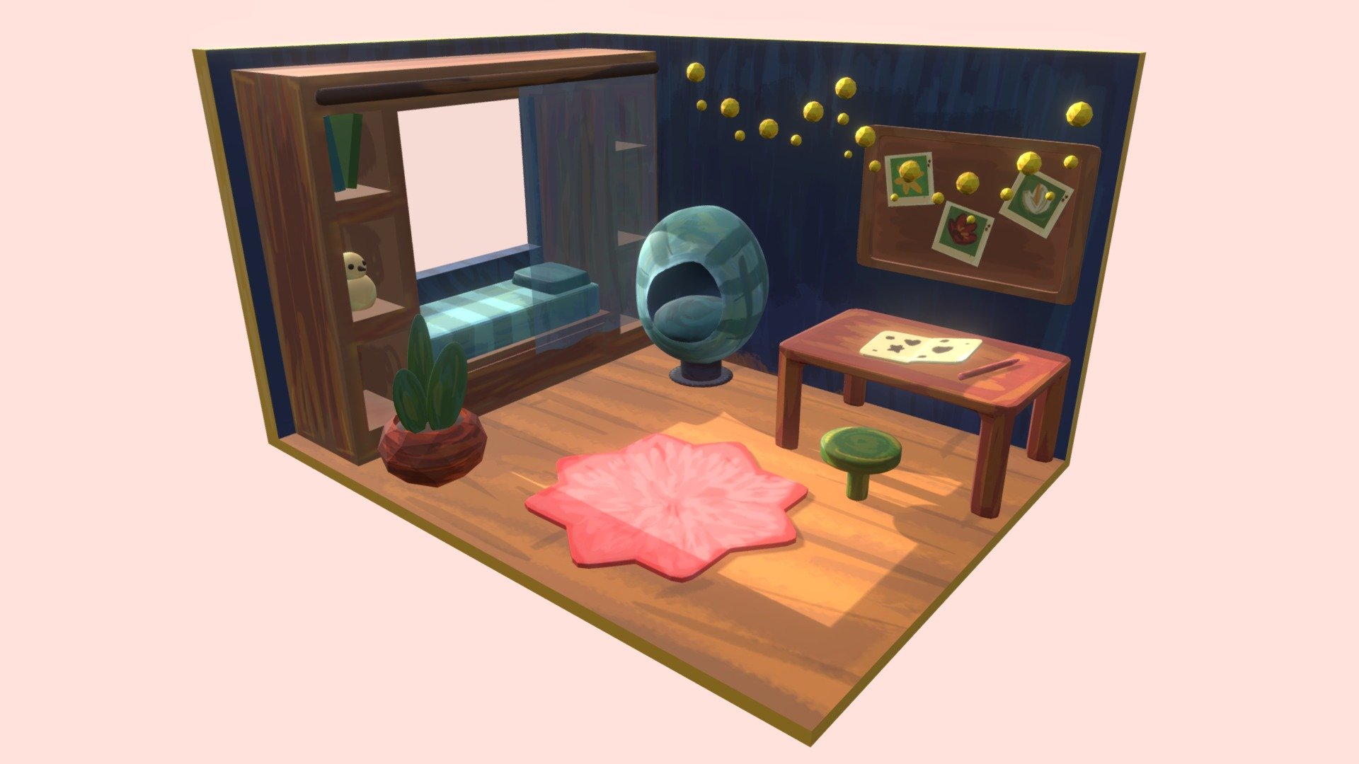 Cenário isométrico - 3D model by luiza.vega [ca5647a] - Sketchfab