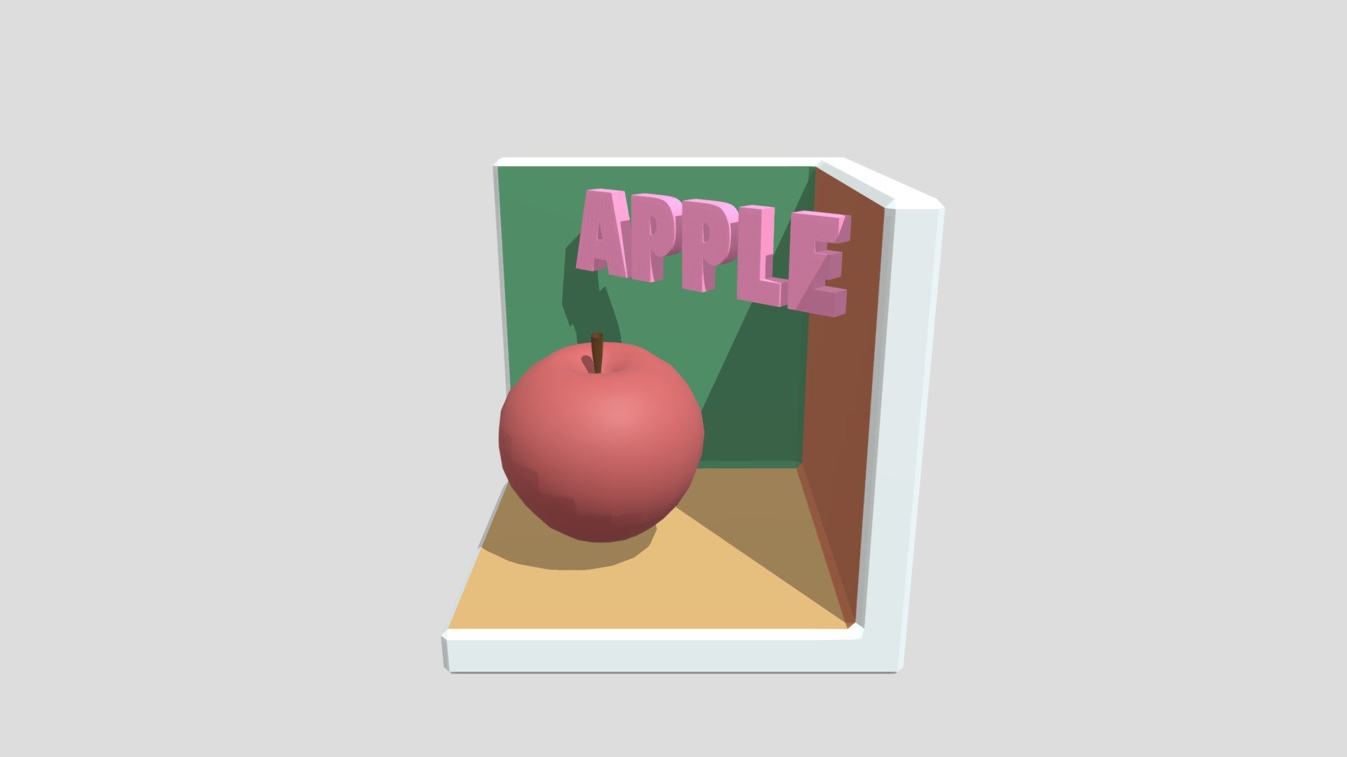 apple - 3D model by lizzieharvey [ca5a238] - Sketchfab