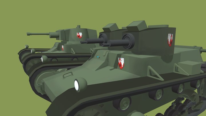 Girlsundpanzer 3D models - Sketchfab