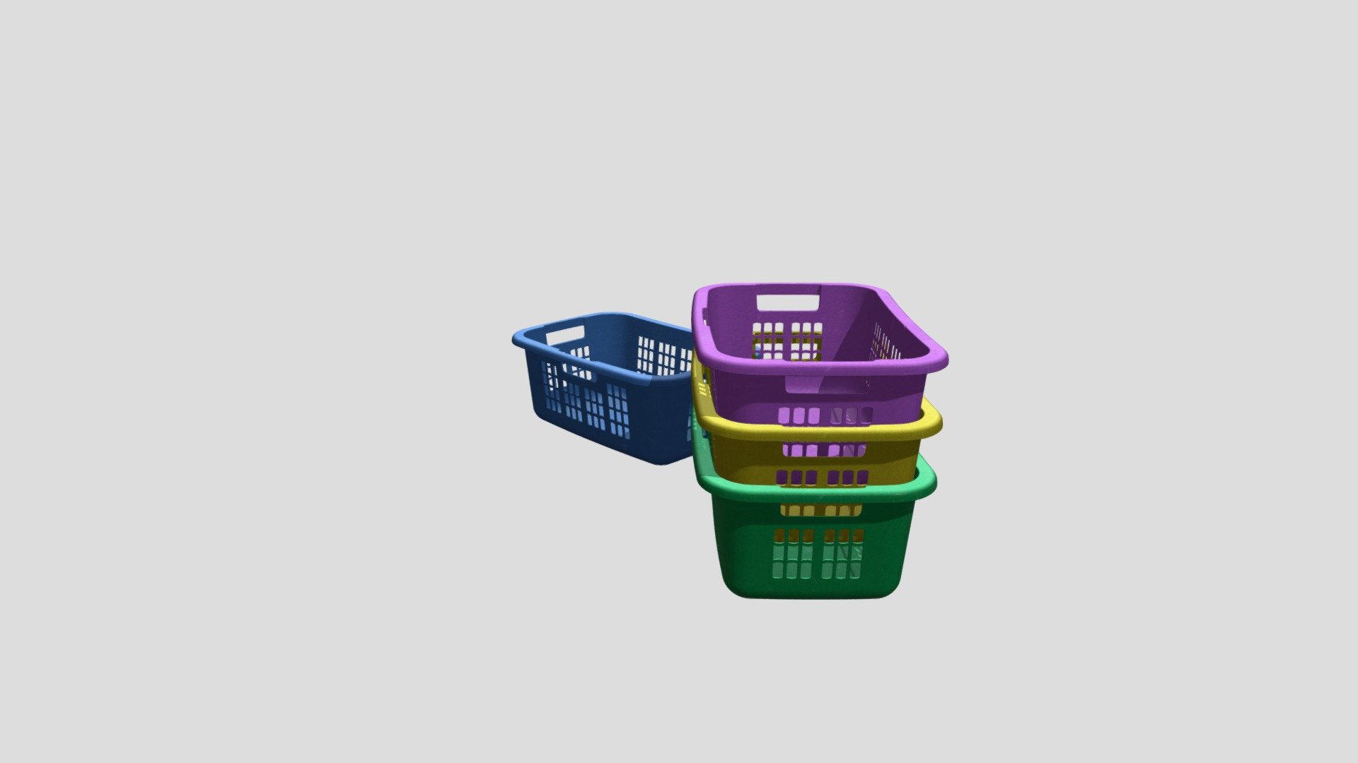 plastic-clothes-basket - Download Free 3D model by RAHUL_TEJWANI ...