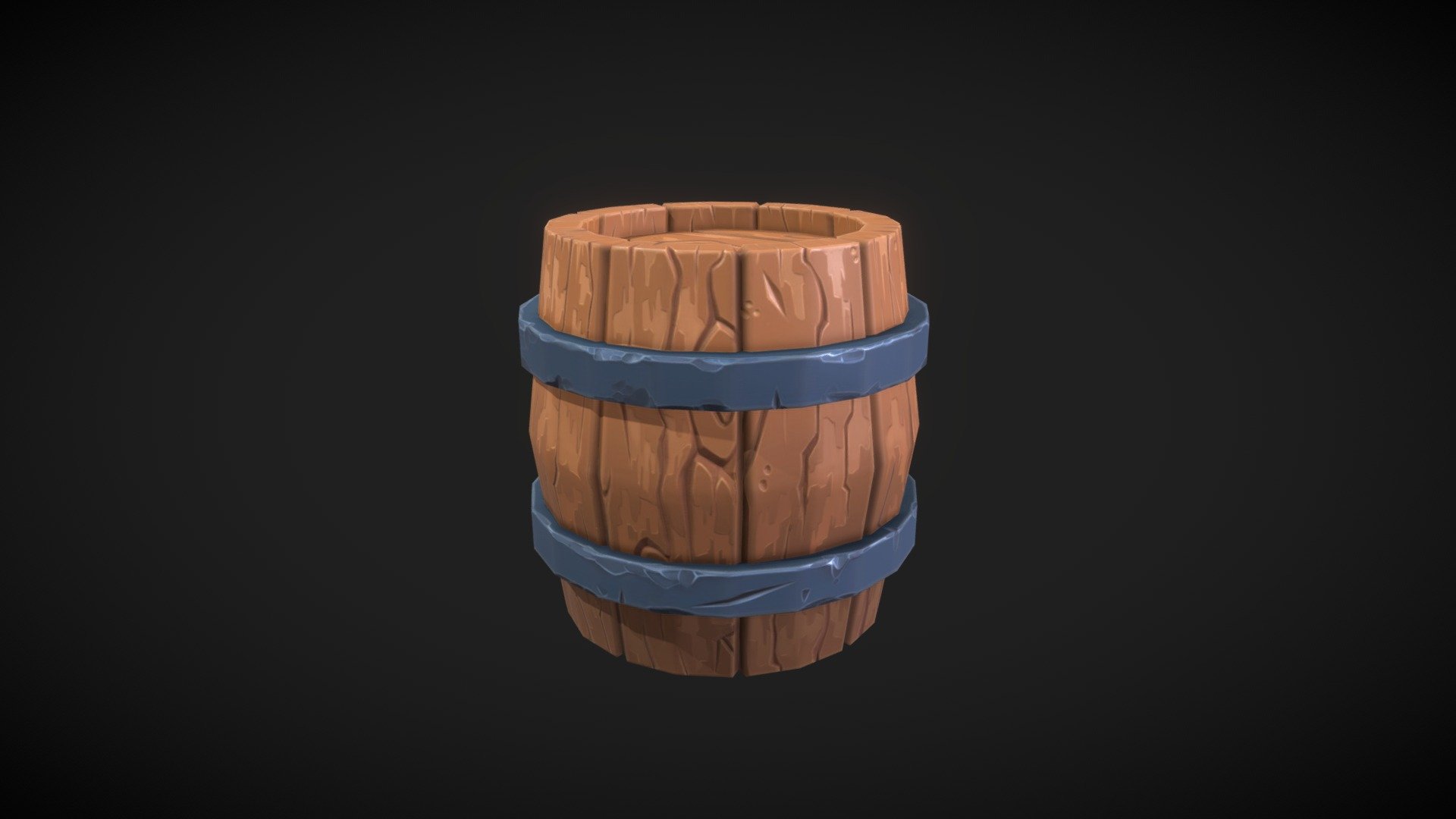 Barrel Game Asset - 3D model by fabiannicolas [ca5c880] - Sketchfab