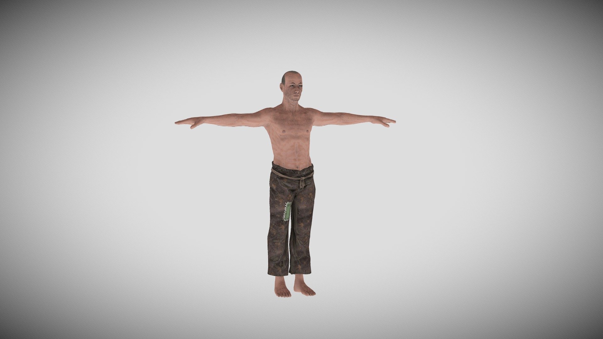 Worker Man Rigged - Download Free 3D model by Aayush.Bhattarai ...
