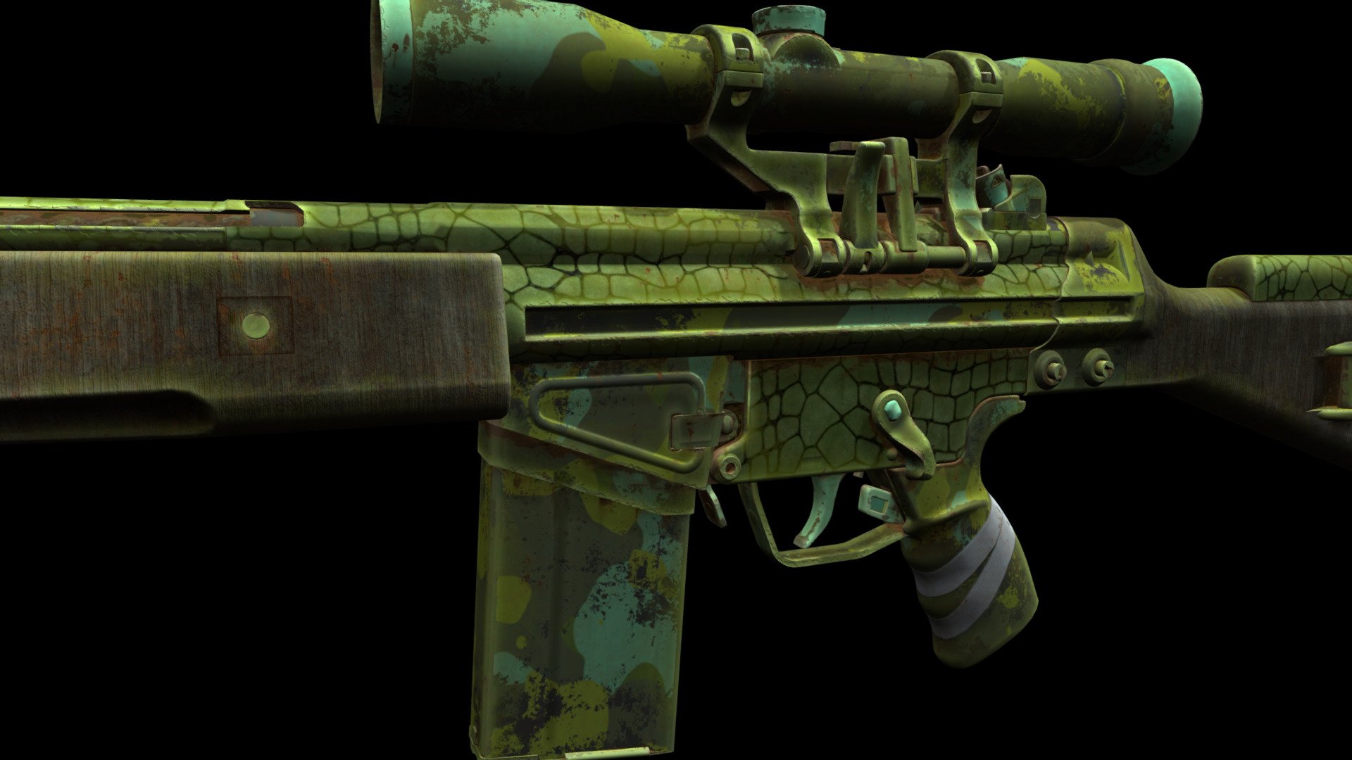 G3SG1 | Bayou - 3D model by dog (@d0g1) [ca5e678] - Sketchfab