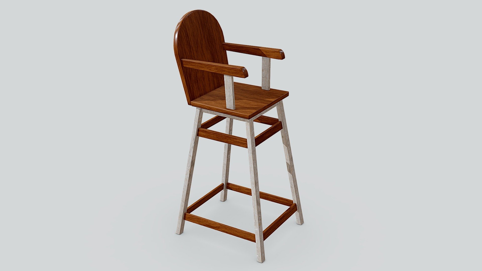 Wooden Kids Chair - Buy Royalty Free 3D model by 3Dee (@mellydeeis ...