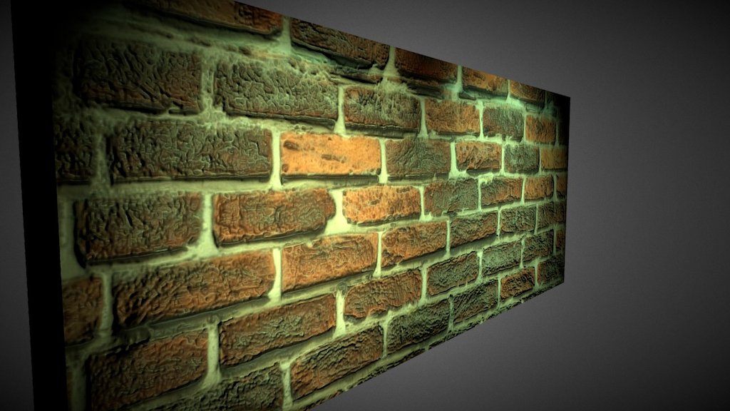Brick Wall - 3D model by zmage [ca61068] - Sketchfab