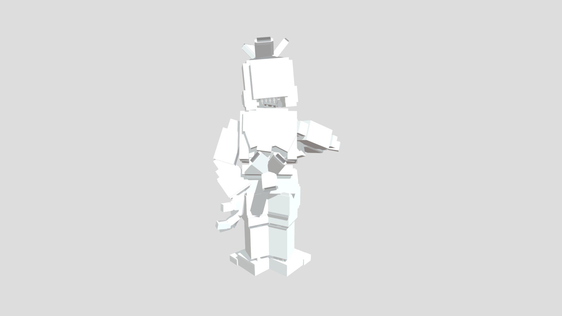 Voxel Nighttime Toy Chica - 3D model by 🍕 | Swizzie's | 🍕 (@paulayque ...