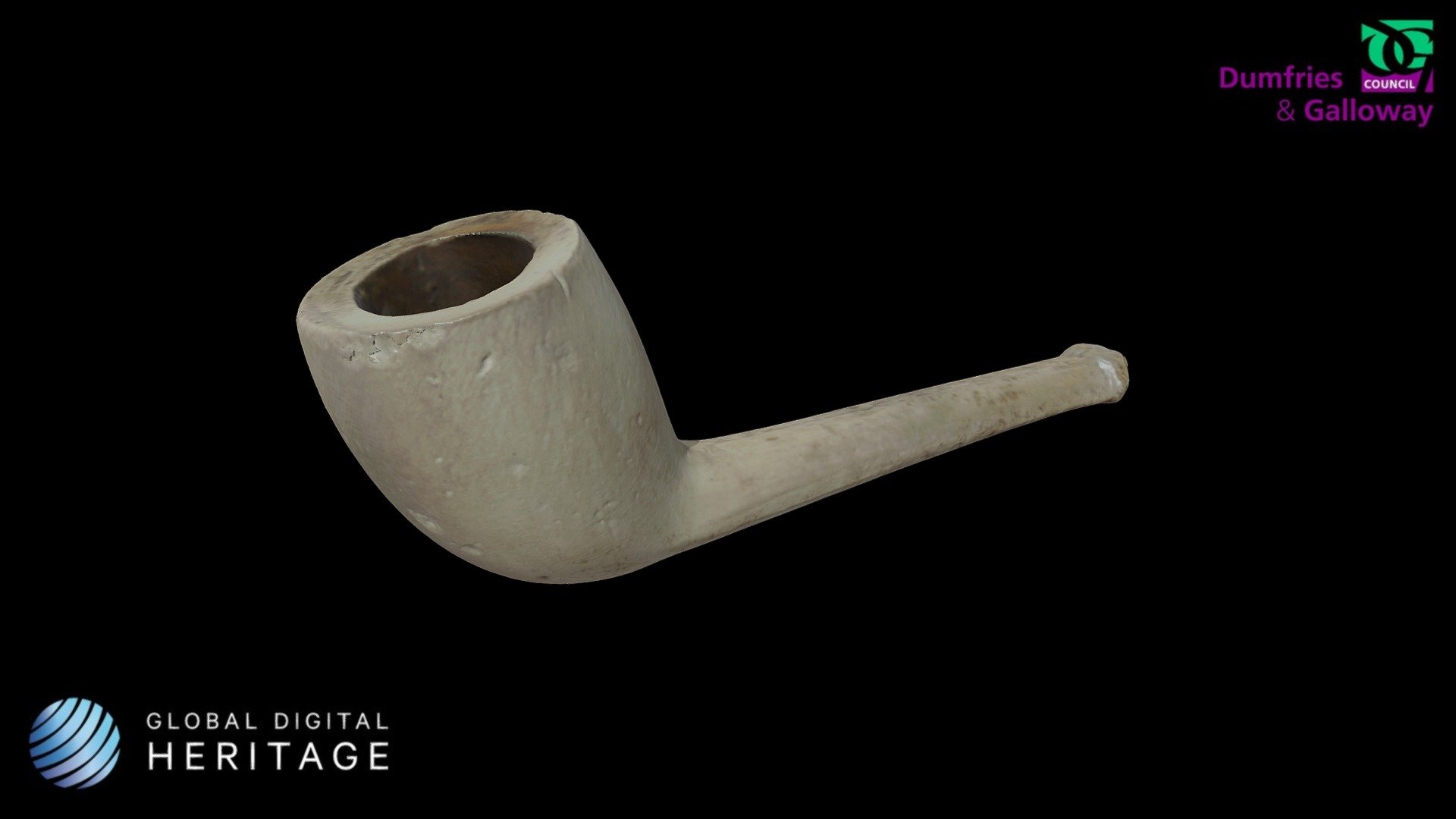 Short Stemmed Clay Tobacco Pipe - Download Free 3D model by Global ...