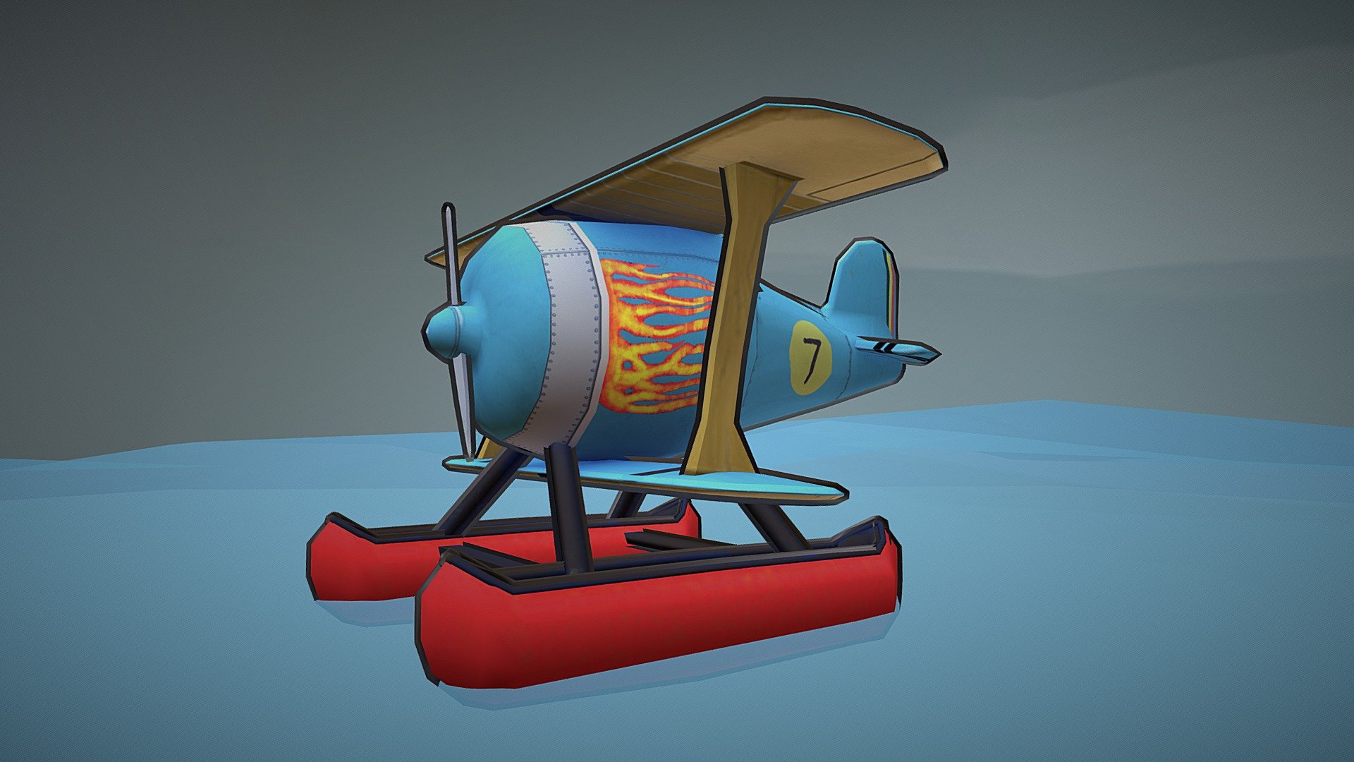 Flying Circus - Curtiss R3C-2 - 3D model by Louis Vanhove ...