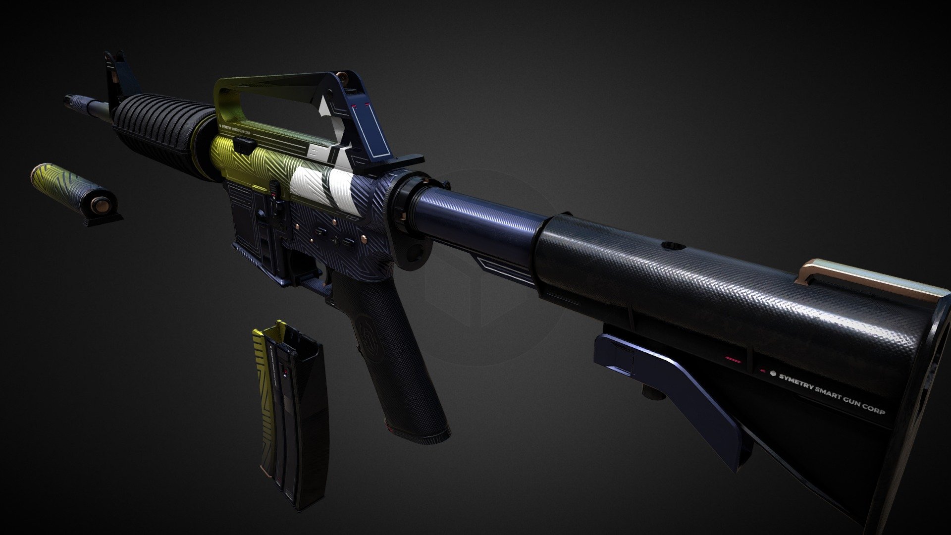 CS20 - M4A1-s - Condition Zero - 3D model by tanapta [ca64d6d] - Sketchfab